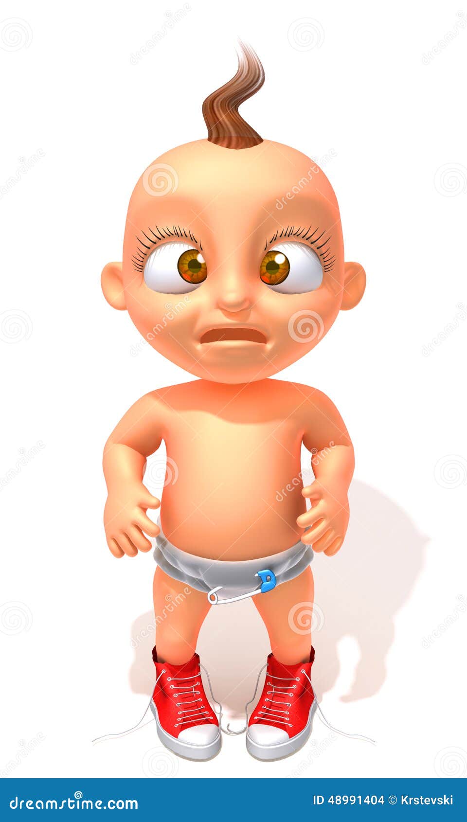 Baby Jake 3d illustration stock illustration. Illustration of father ...