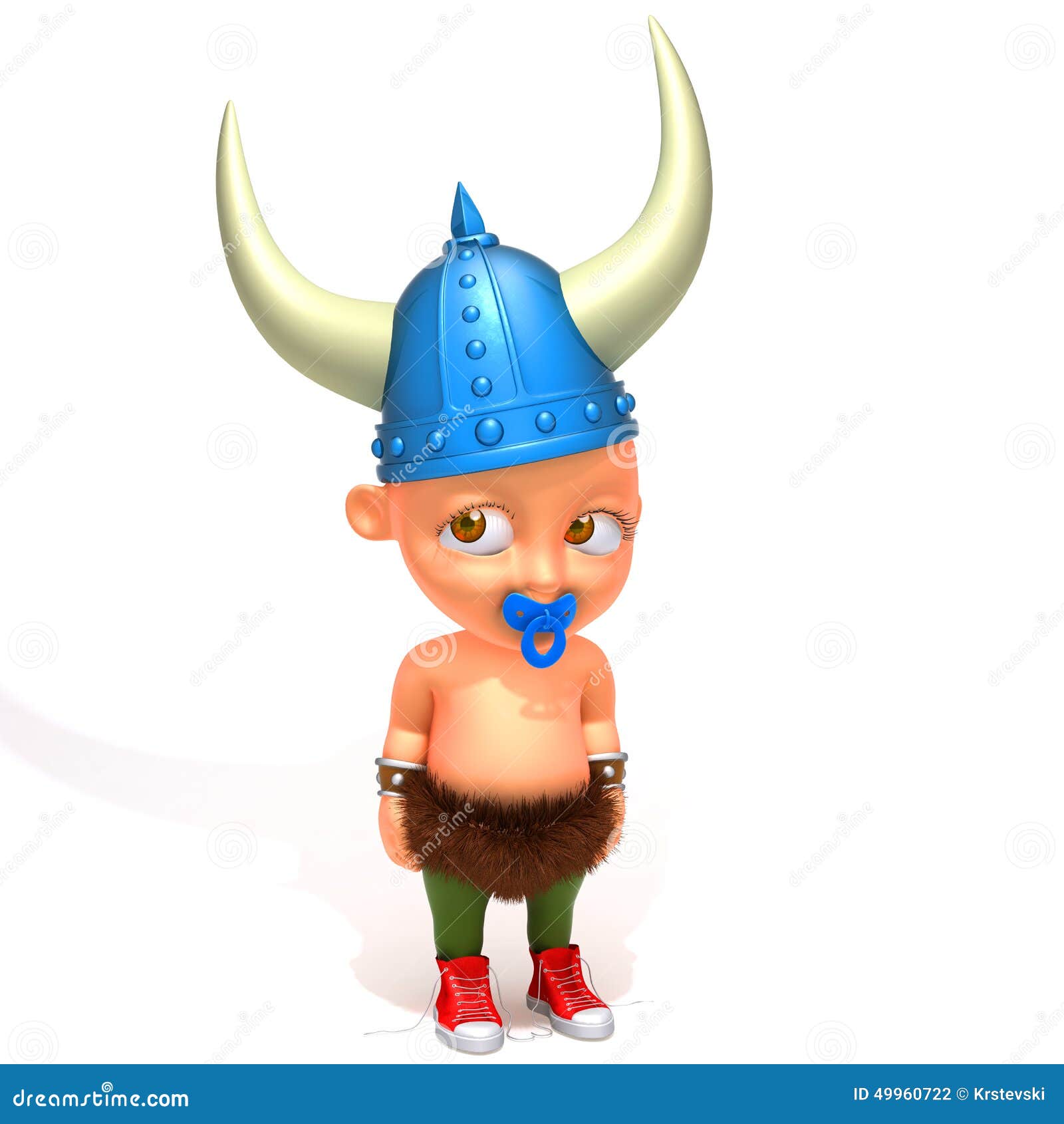 Baby Jake Viking 3d Illustration Stock Illustration - Illustration of ...