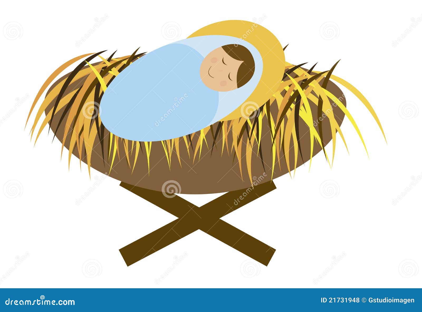 Baby jesus stock vector. Illustration of card, bible - 21731948