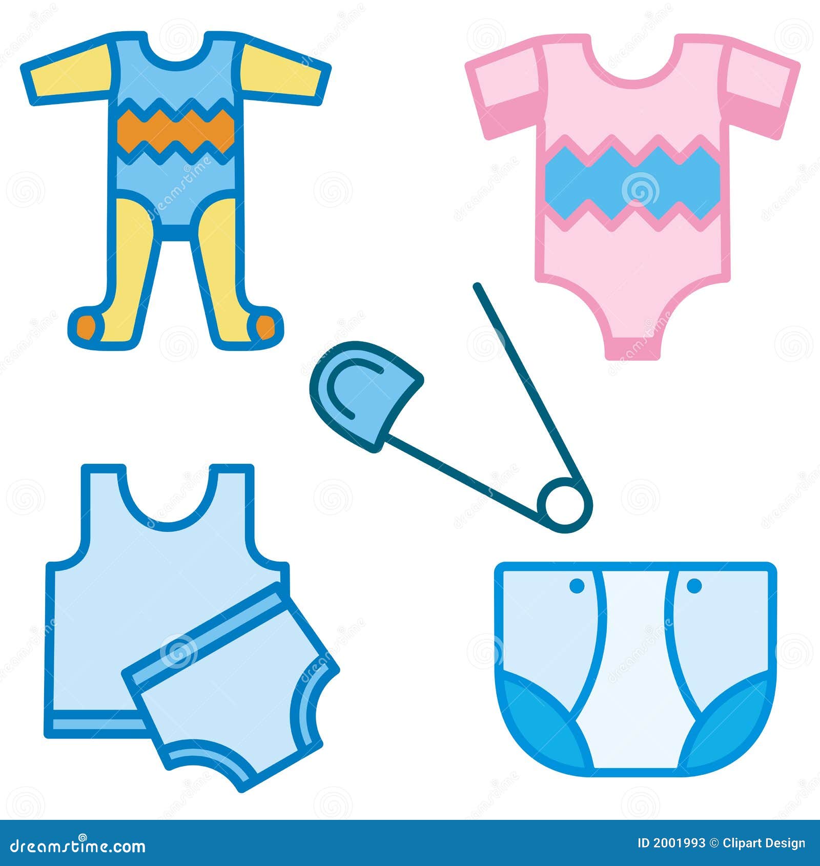Baby and Kids Icon Series stock vector. Illustration of clothes - 2001993