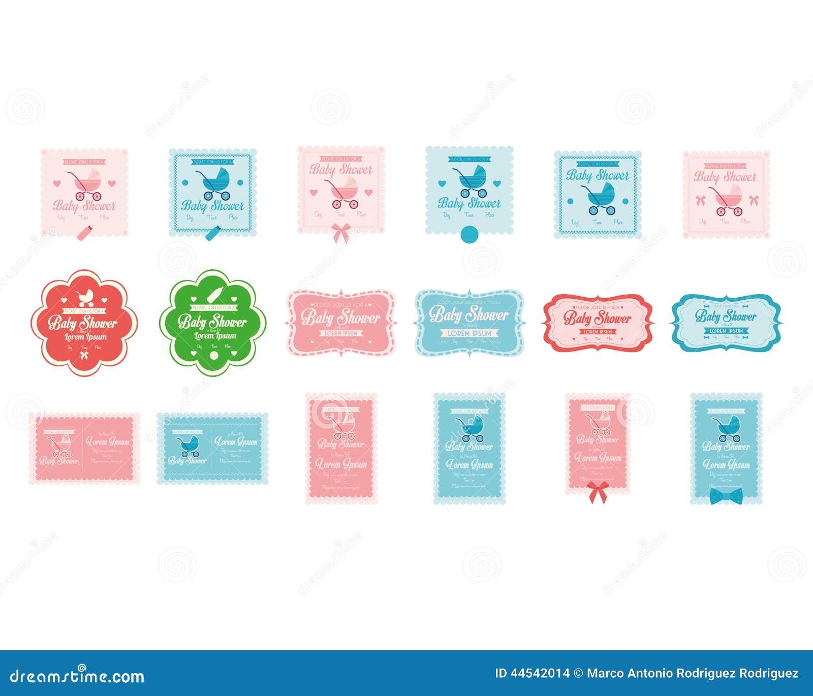 Baby Boy Label With Owl Dozing On The Moon Vector Illustration ...