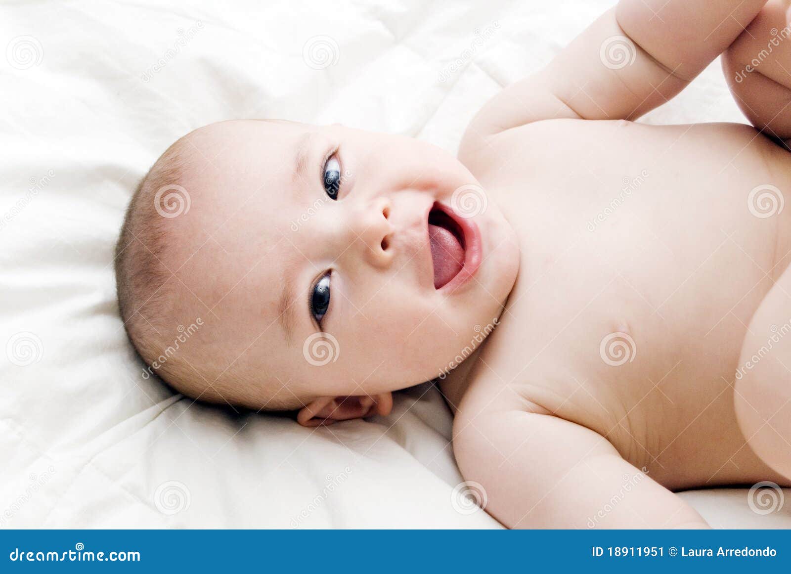 Baby laughing stock image. Image of happy, background - 18911951