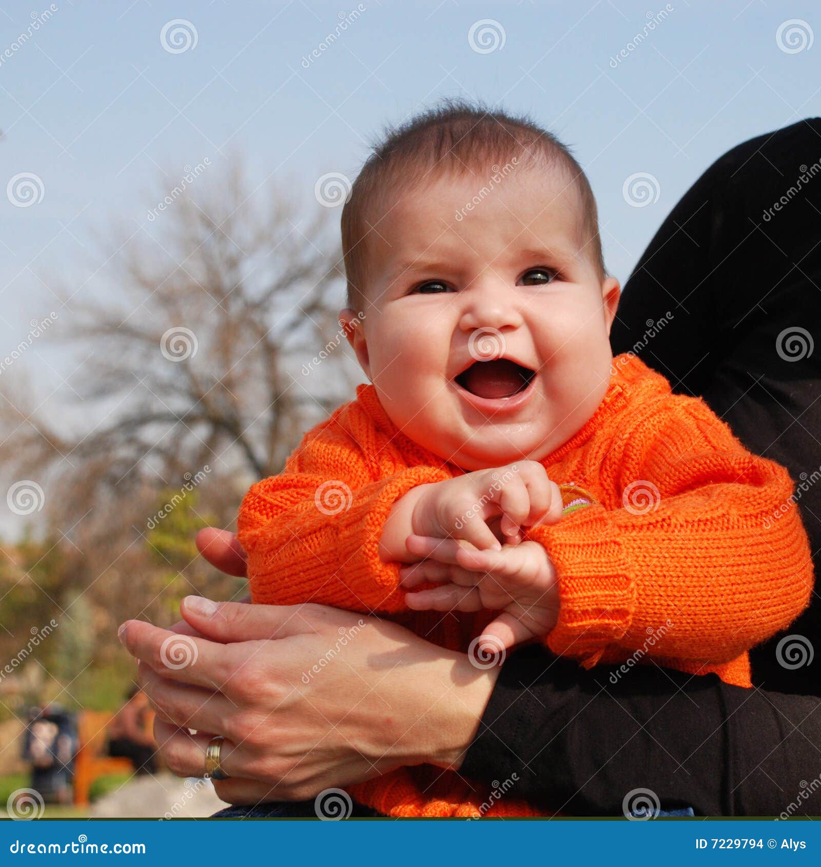 Baby laughter stock photo. Image of innocence, gorgeous - 7229794