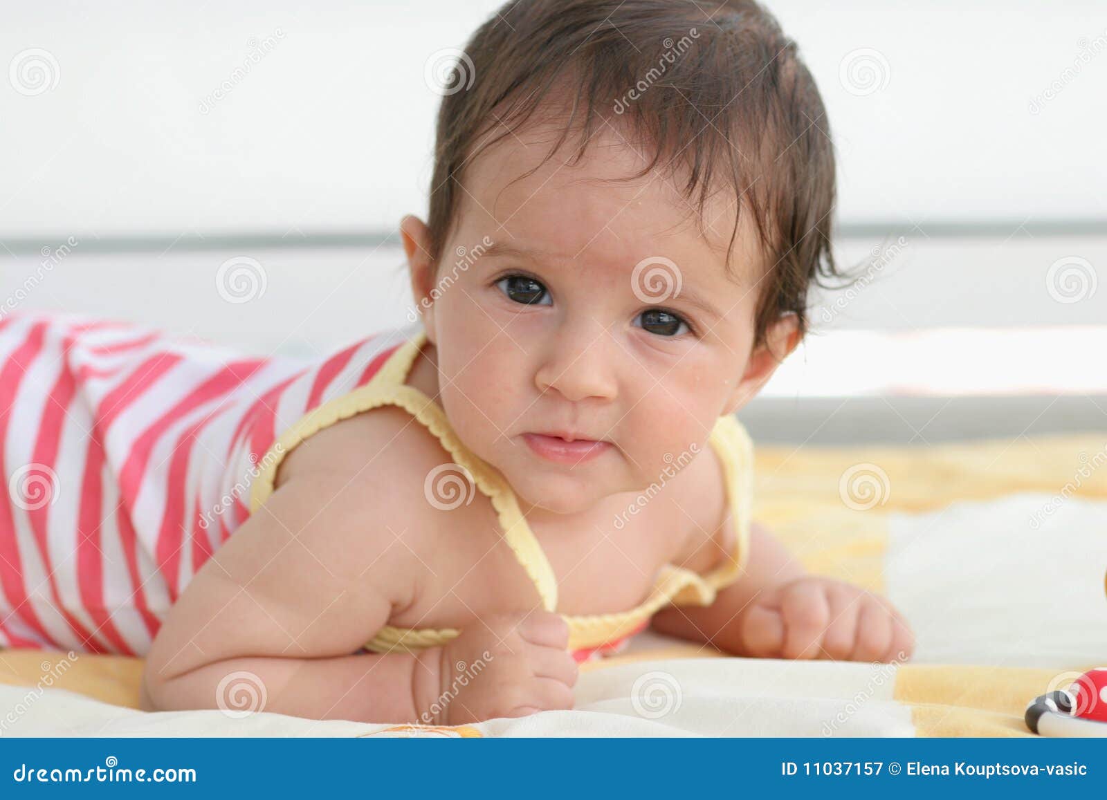 Baby laying stock image. Image of healthy, infant, cute - 11037157