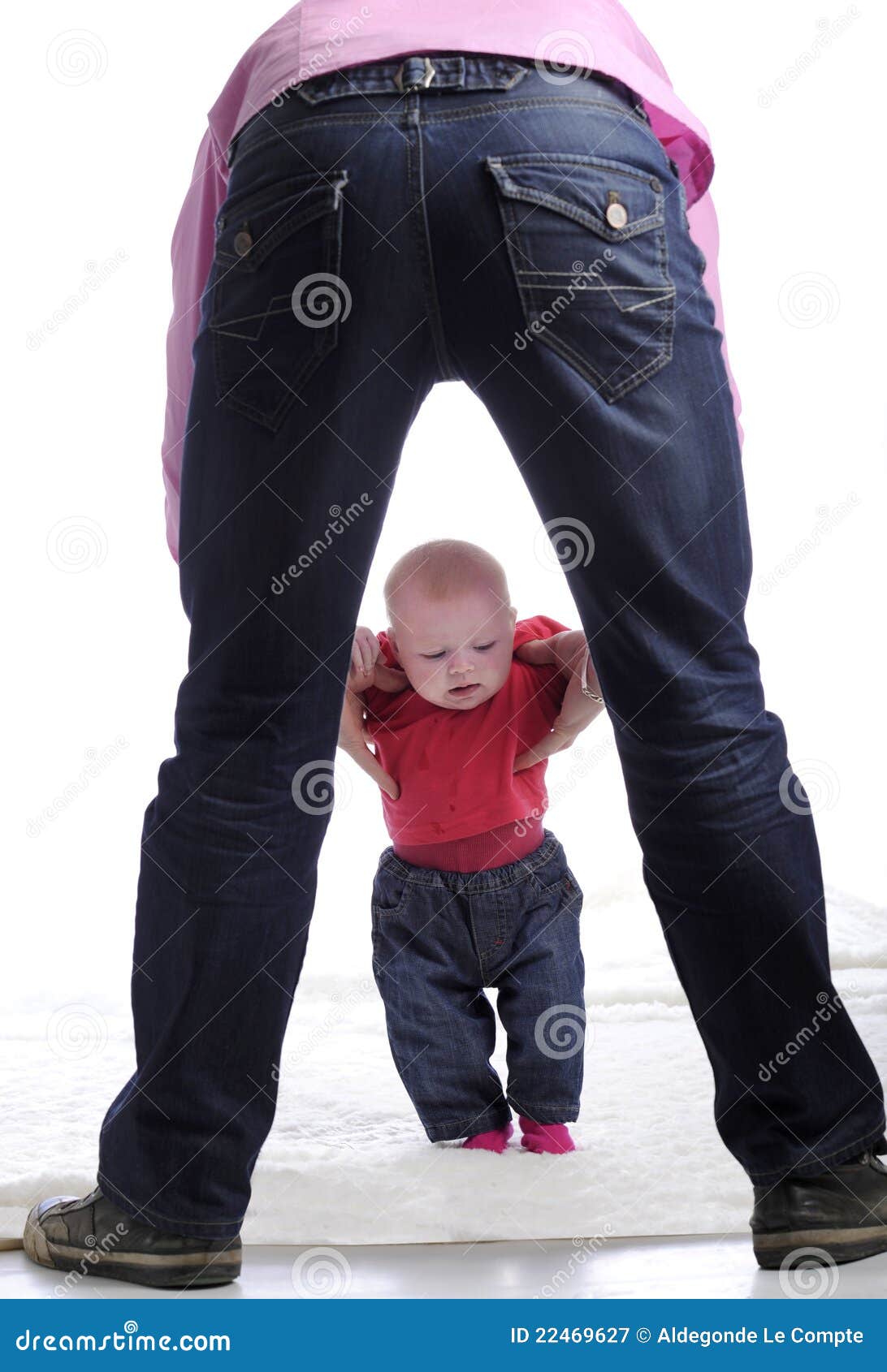 Baby learning how to walk stock image. Image of eyes - 22469627