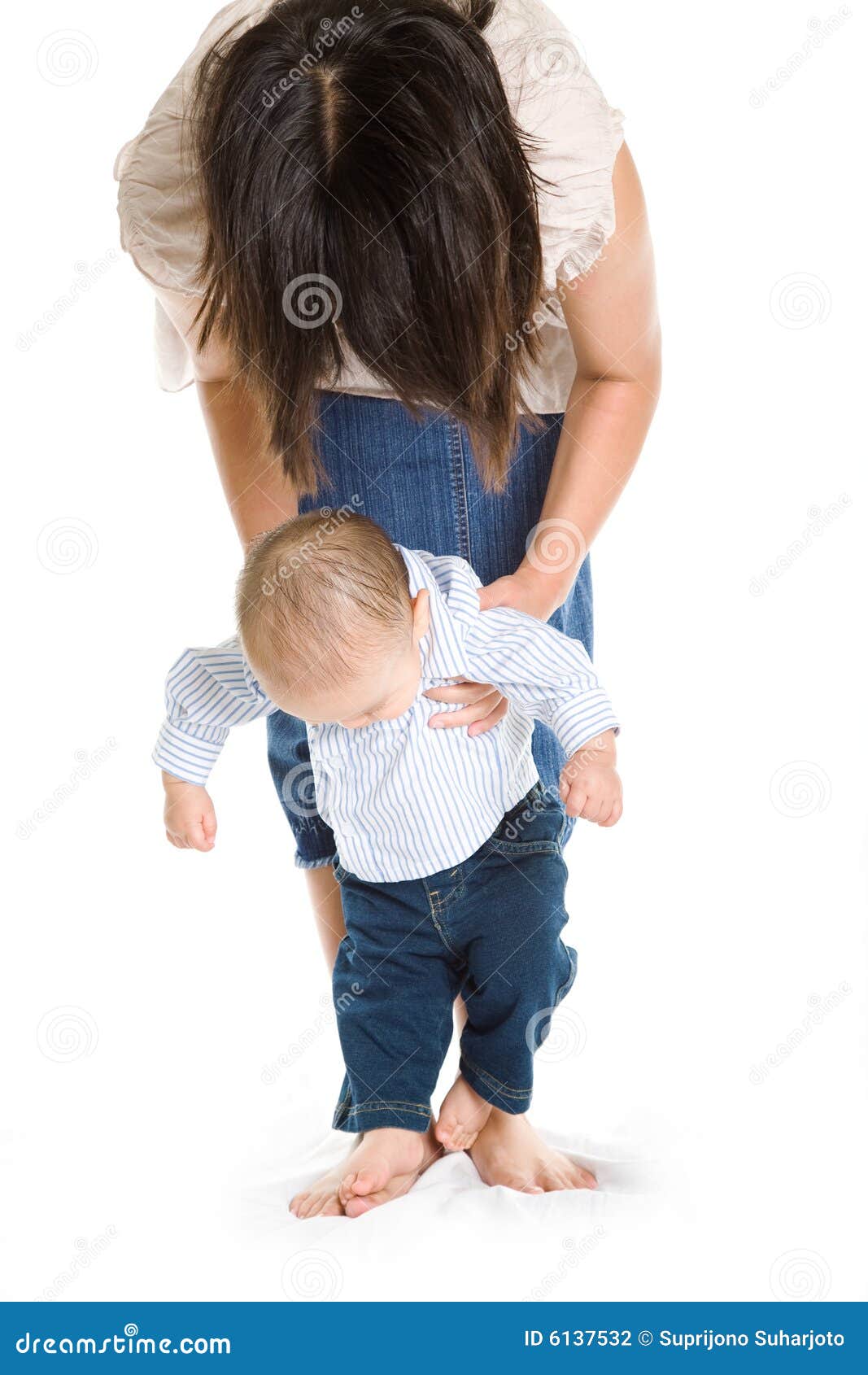 Baby learning to walk stock photo. Image of comfort, children - 6137532