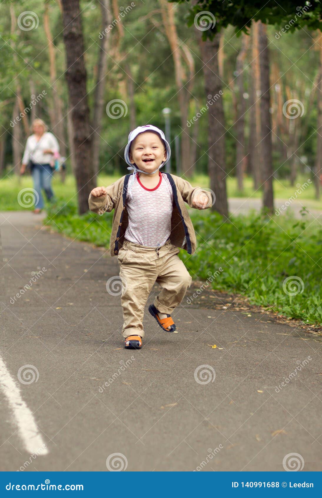 Baby Learning To Walk in Park Stock Photo - Image of motherhood, parent ...