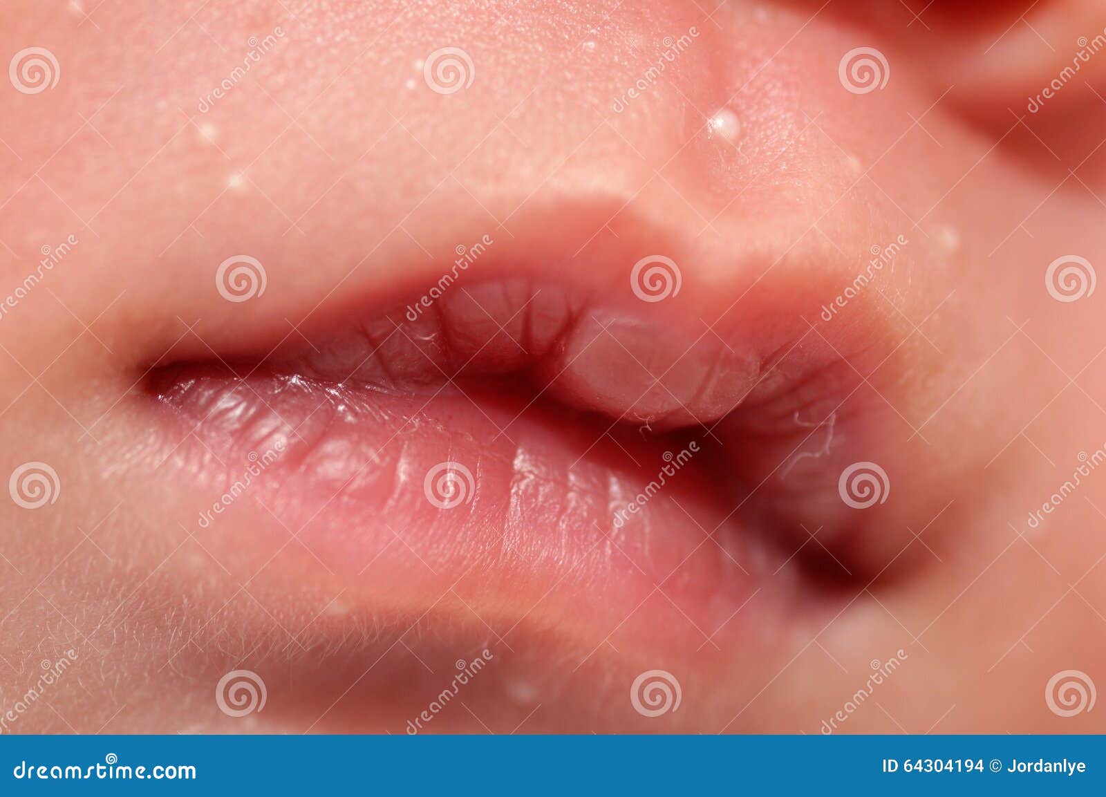 Baby lips close up stock photo. Image of young, face - 64304194