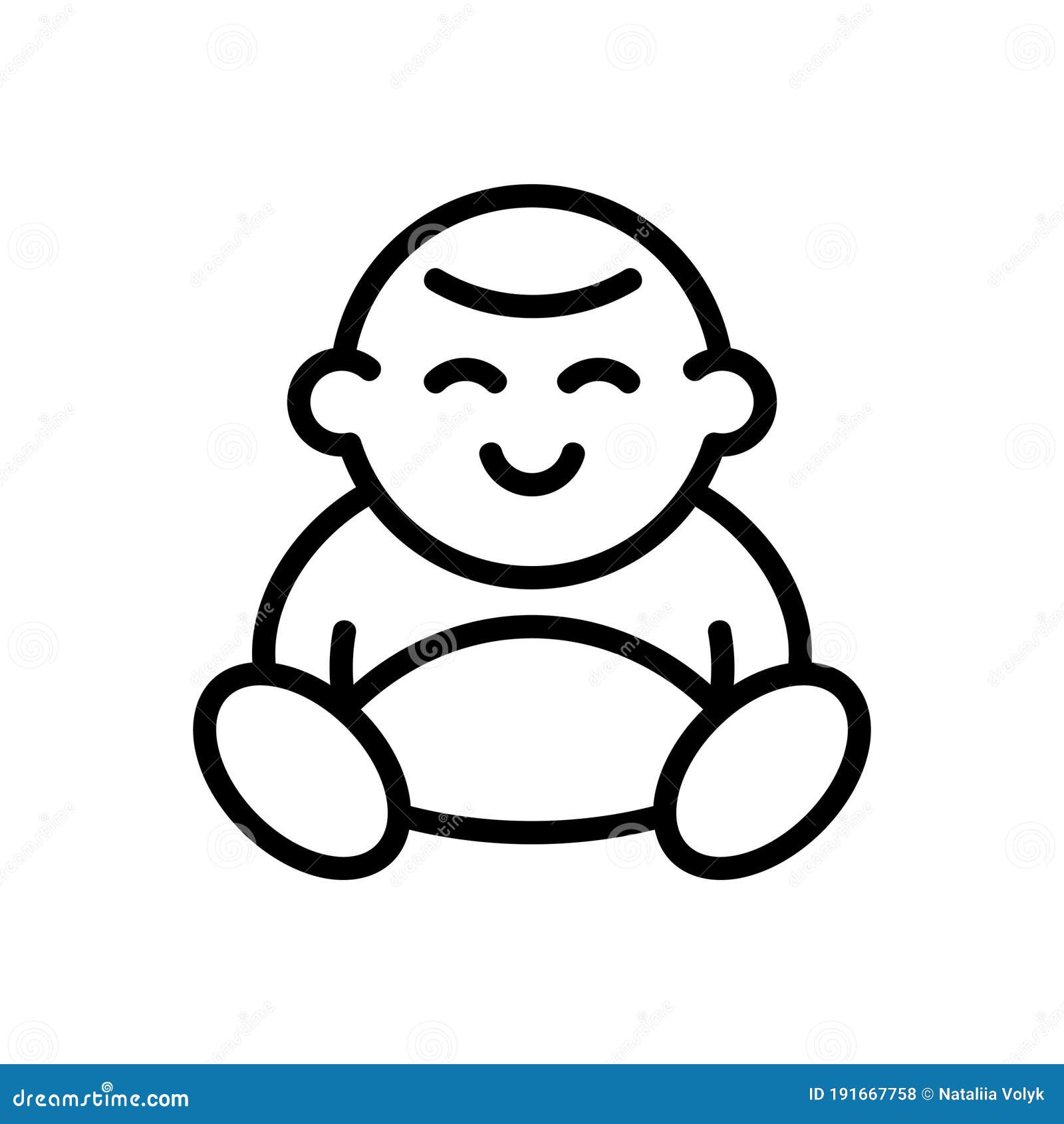 Baby logo stock vector. Illustration of sweet, cartoon - 191667758
