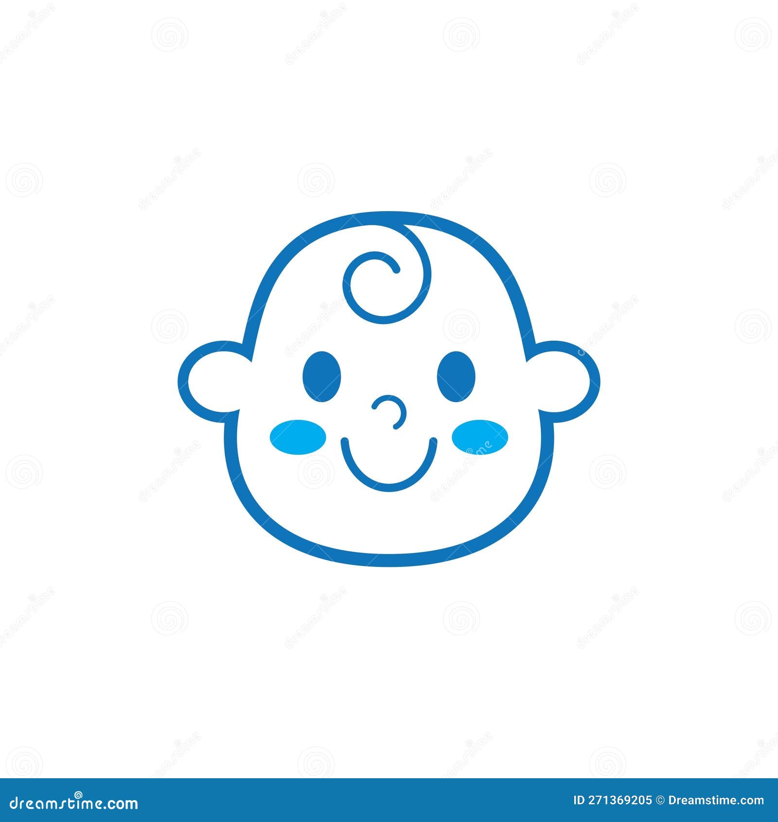Baby Logo Images Illustration Stock Vector - Illustration of love, cute ...