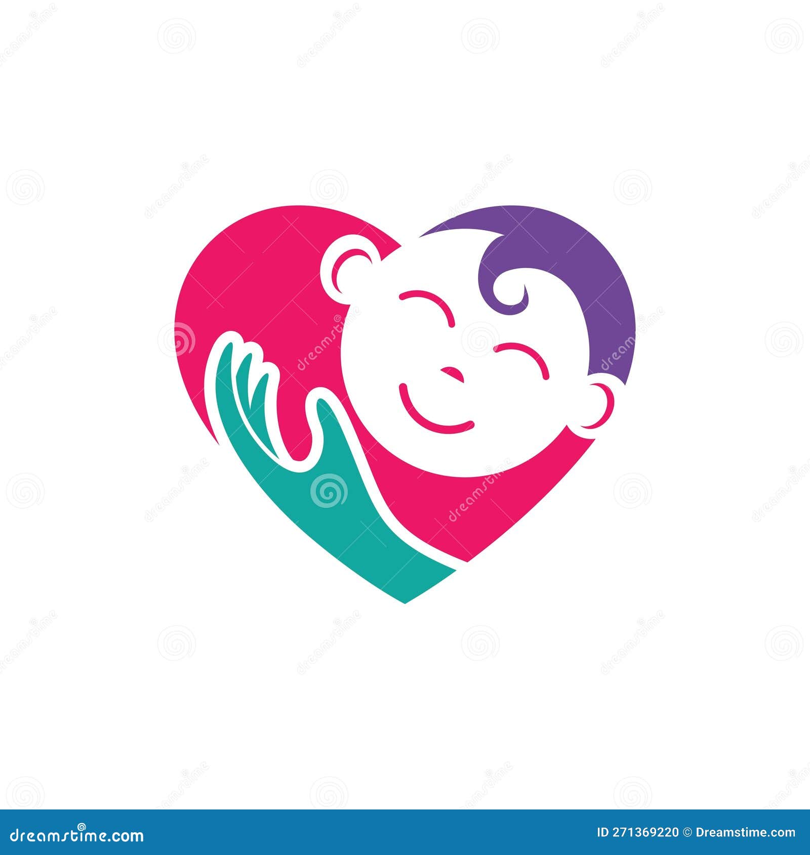 Baby Logo Images Illustration Stock Vector - Illustration of newborn ...