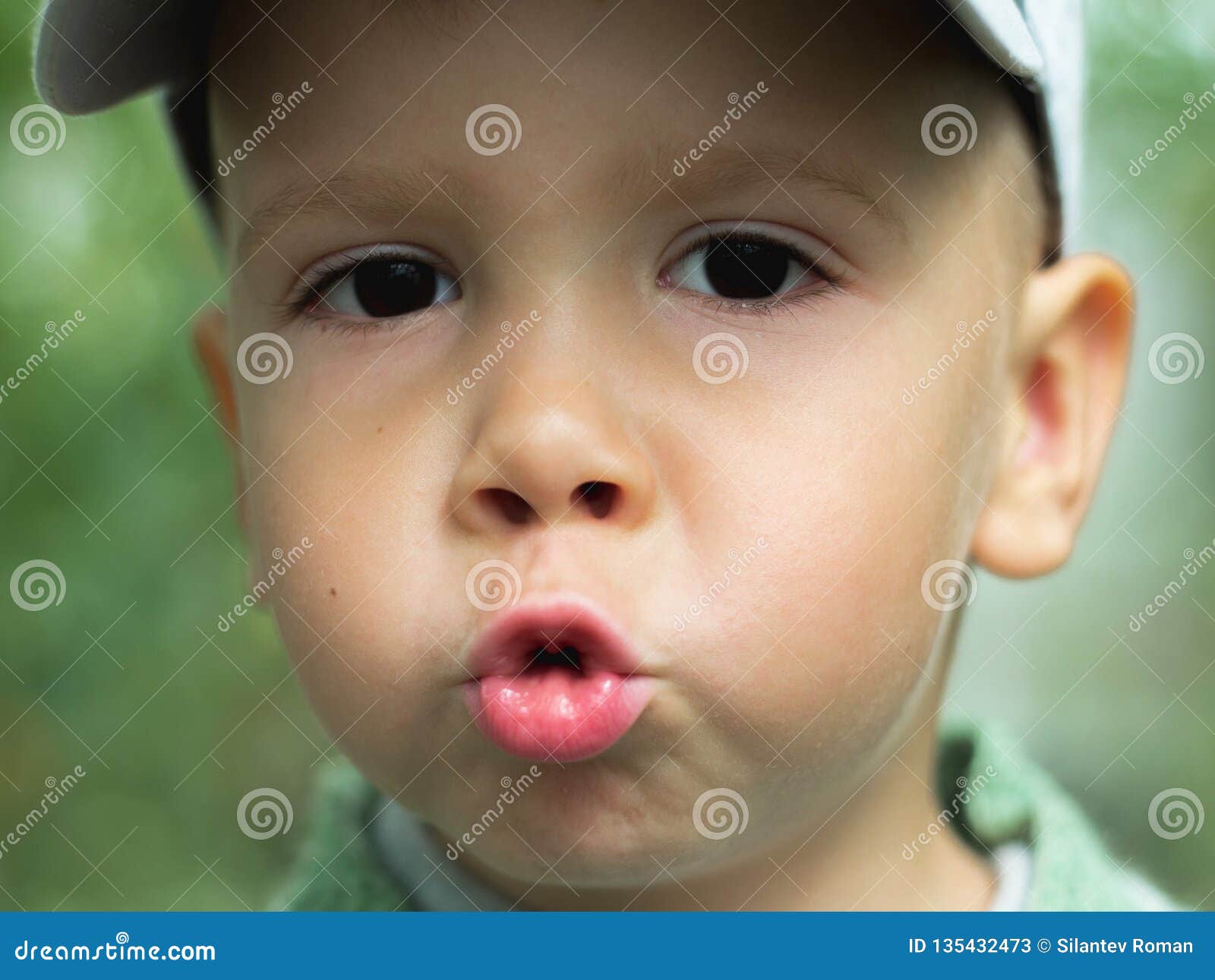 Baby look into camera stock image. Image of innocent - 135432473