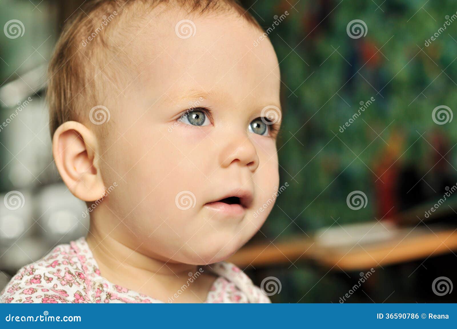Baby is looking stock photo. Image of cutie, childhood - 36590786