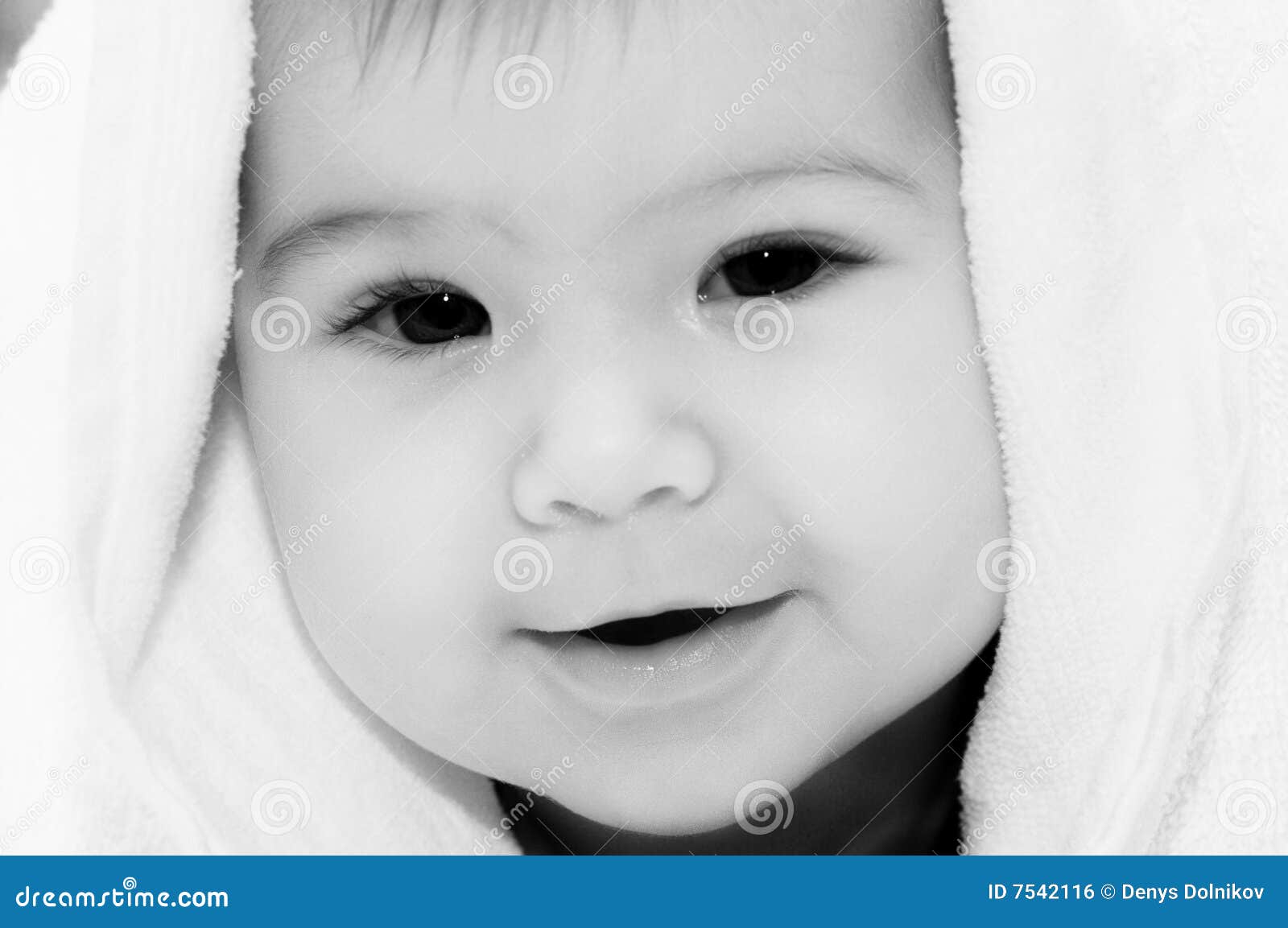 Baby looking out stock photo. Image of curious, born, newborn - 7542116