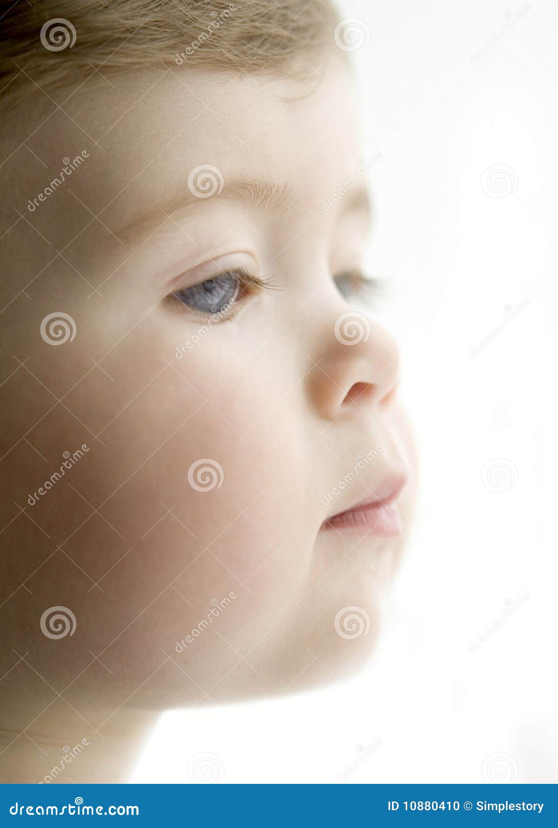 Baby Looking Out of the Window Stock Photo - Image of children, calm ...