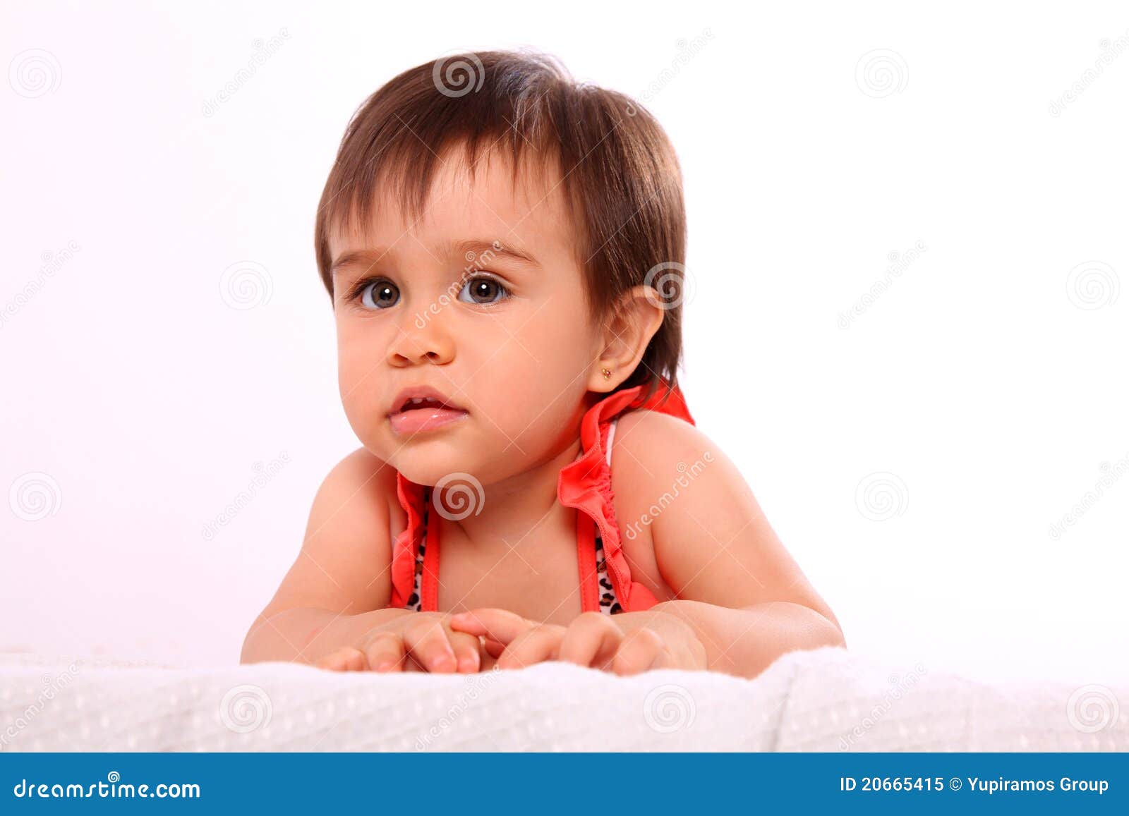 Baby looking up stock image. Image of beautiful, little - 20665415