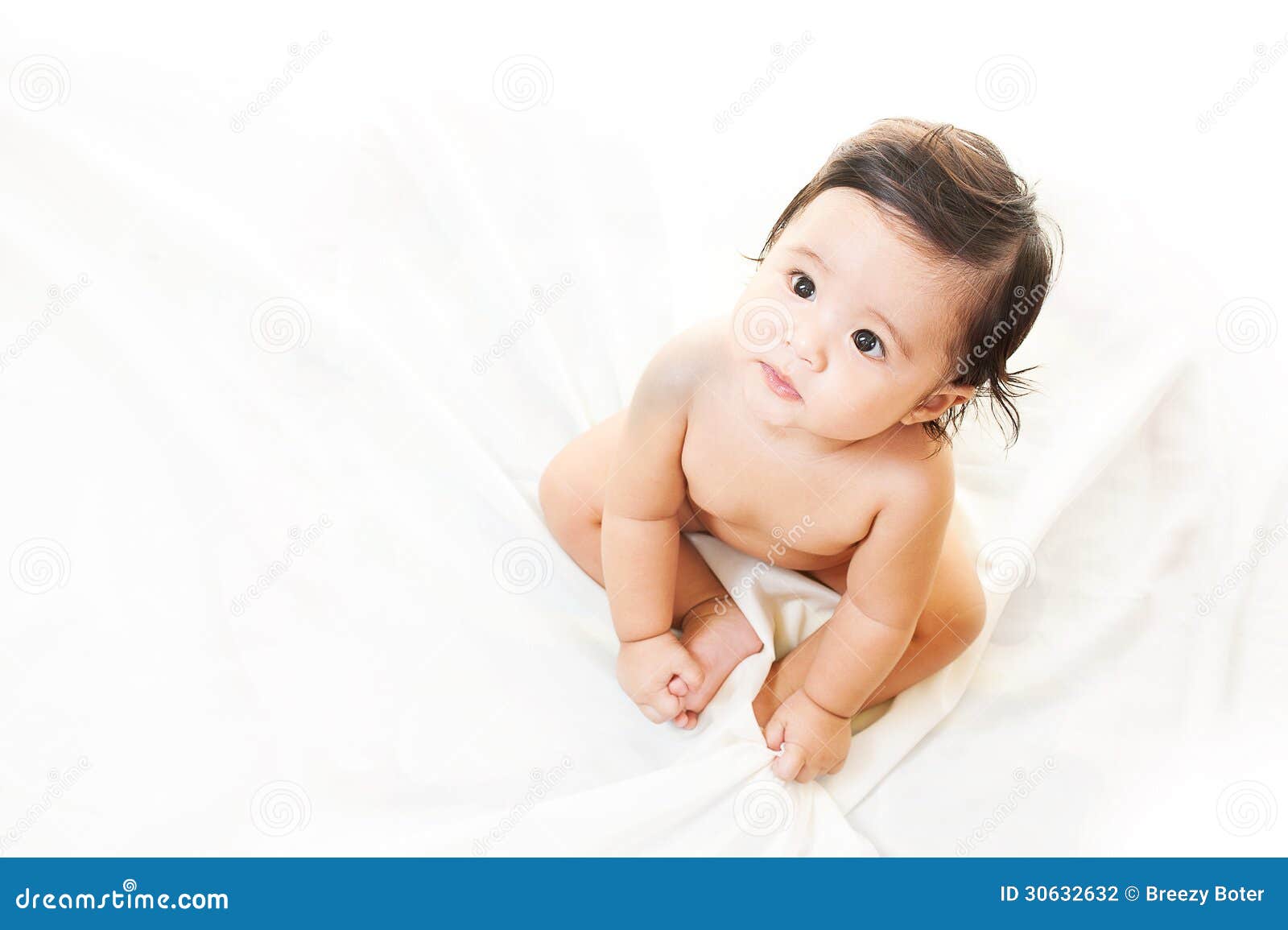 Baby Looking Up stock photo. Image of adorable, sweet - 30632632