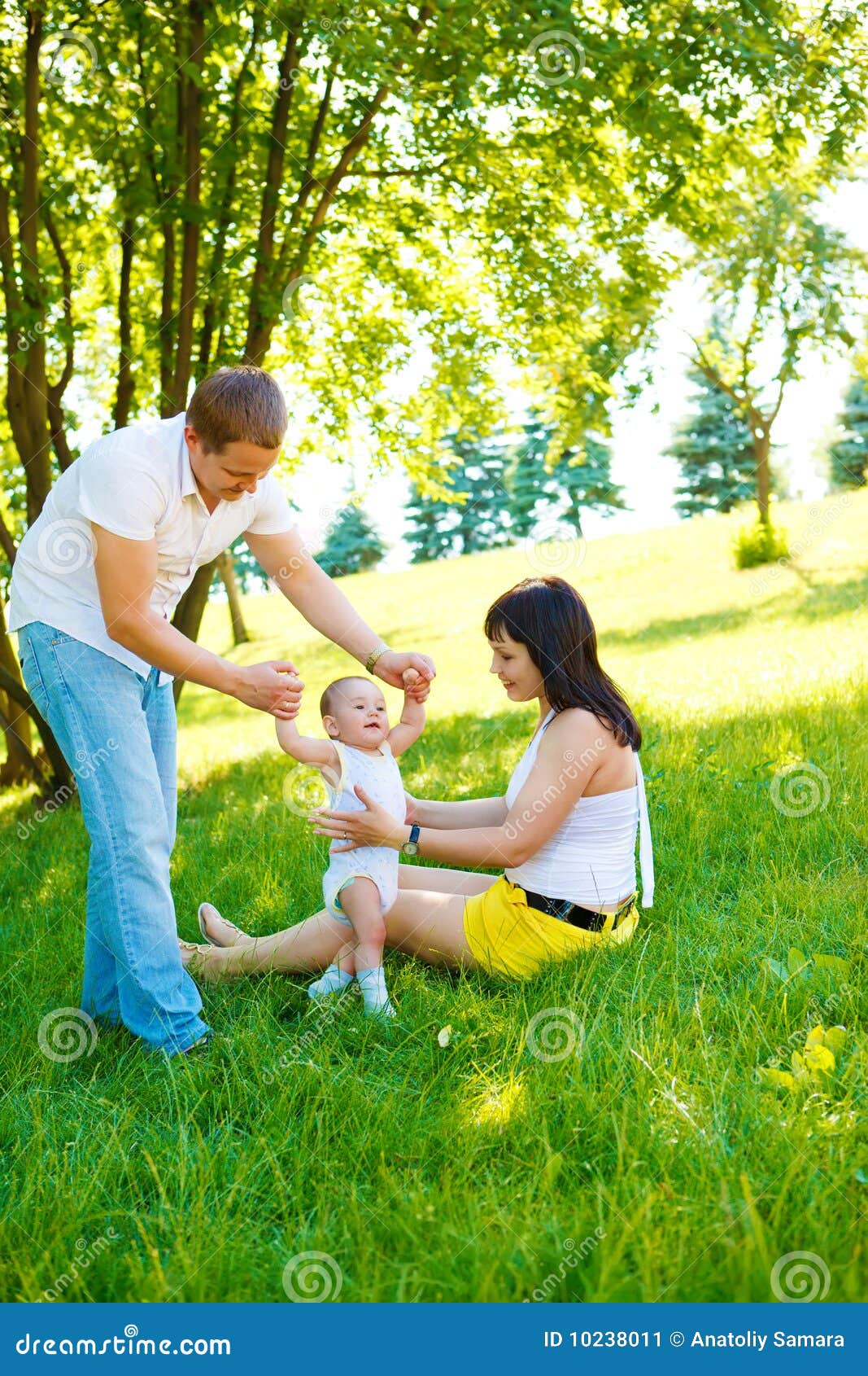 Baby making first steps stock image. Image of life, charming - 10238011