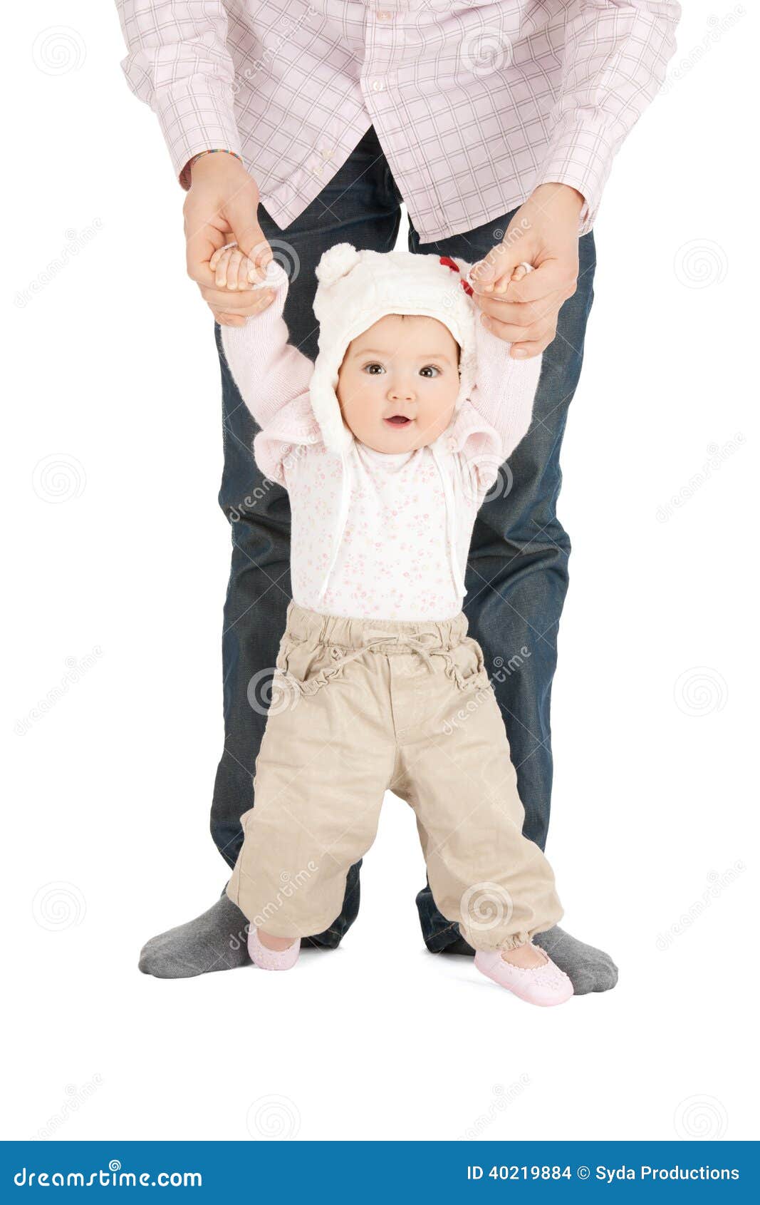 Baby Making First Steps with Father Help Stock Photo - Image of nice ... Baby Making First Steps with Father Help Stock Photo - Image of nice ...