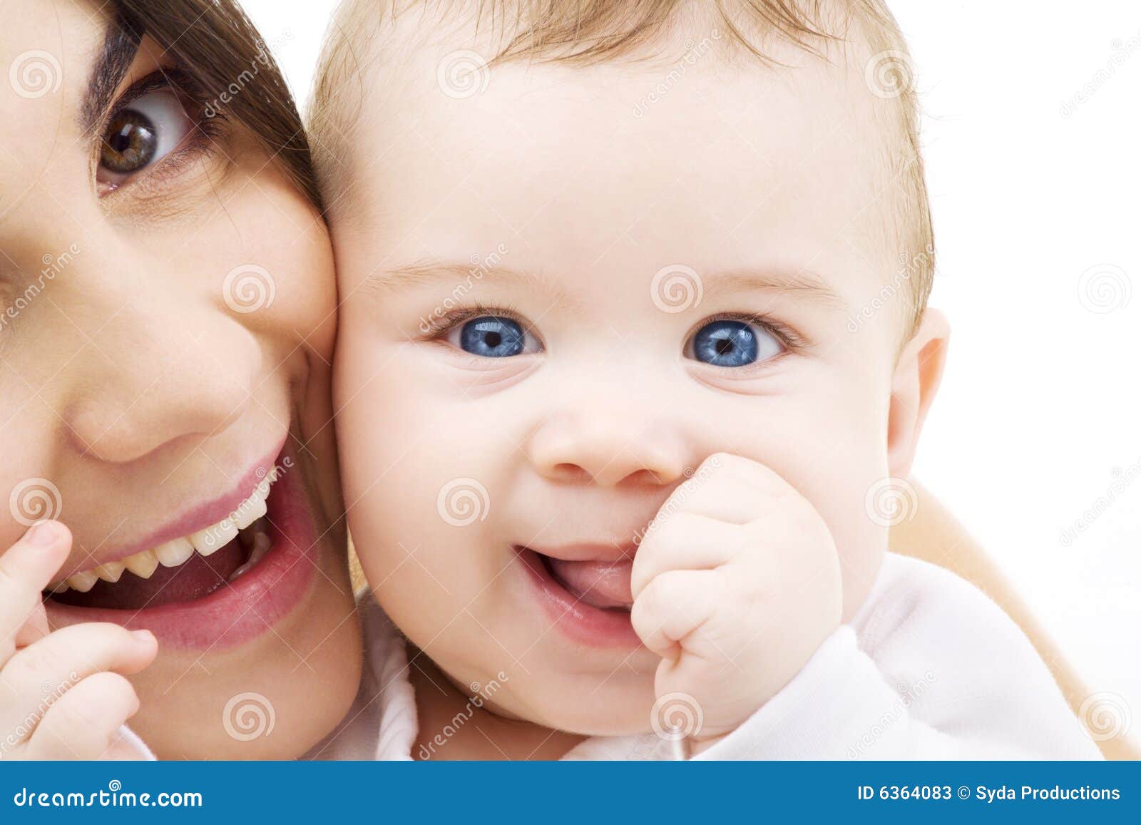 Baby and mama stock image. Image of closeup, happiness - 6364083