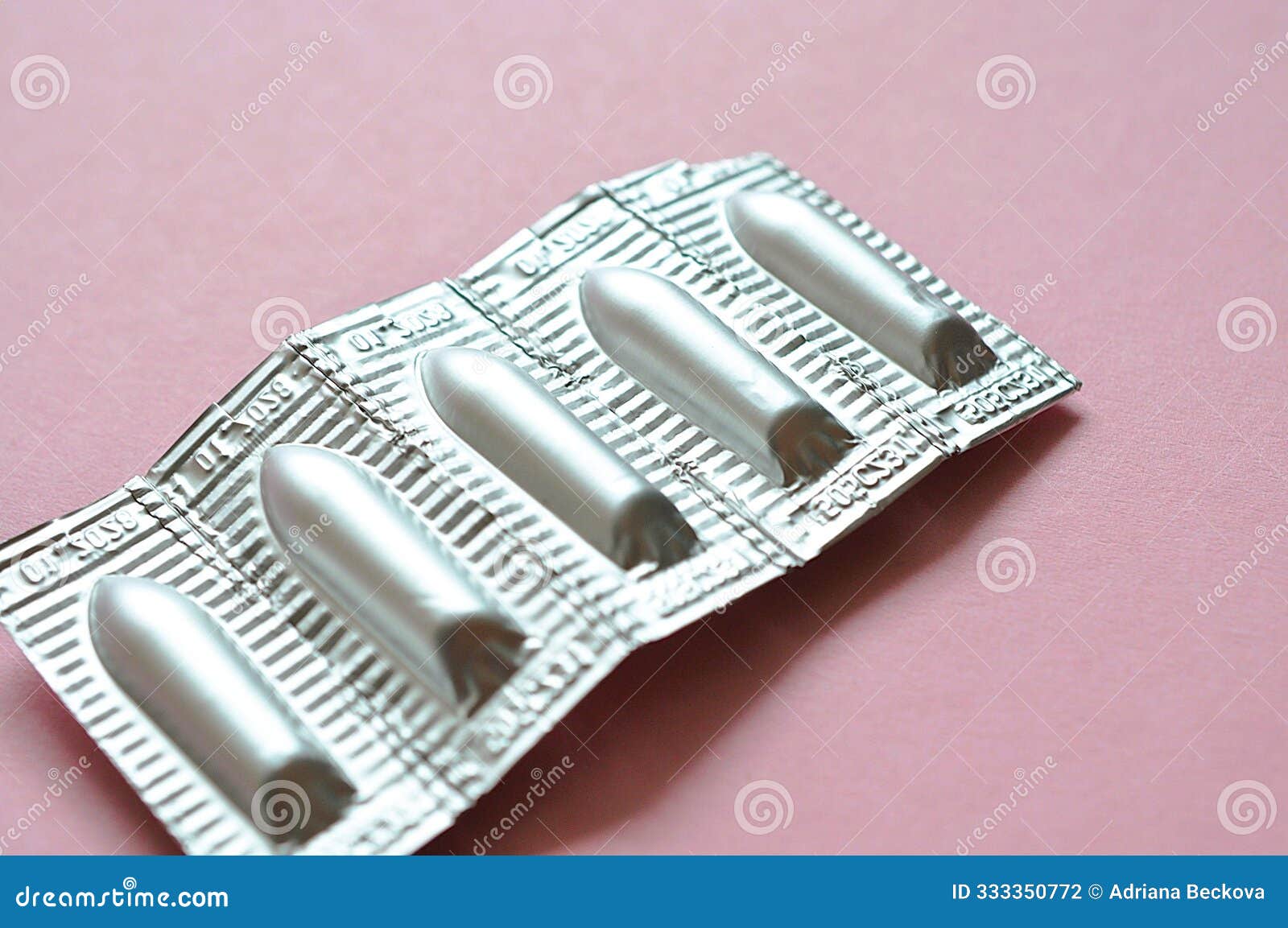 Baby Medication on Pink Background Stock Illustration - Illustration of ...