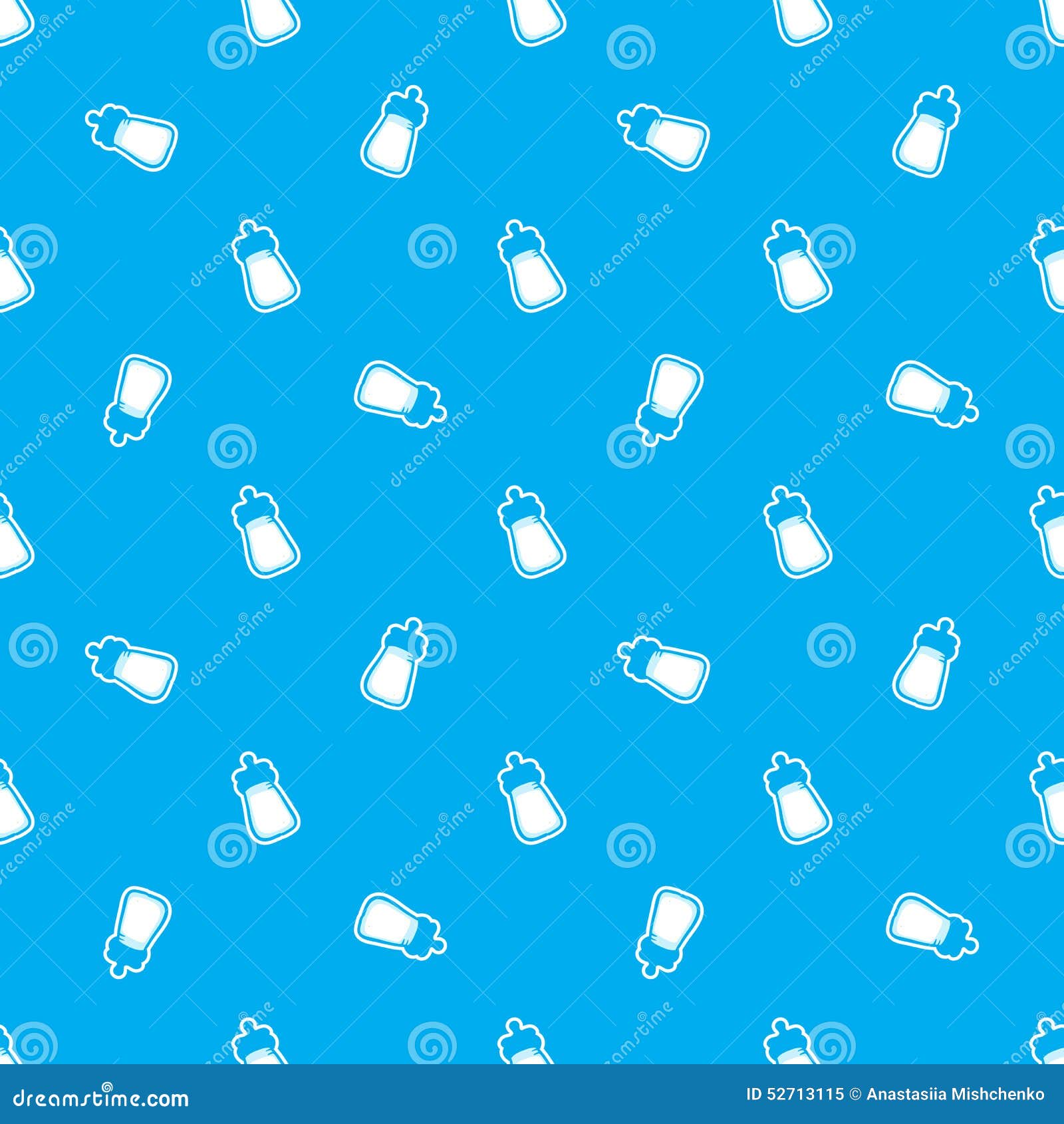 Baby Milk Bottle Flat Design. Funny Milk Bottle Characters With Smiling ...