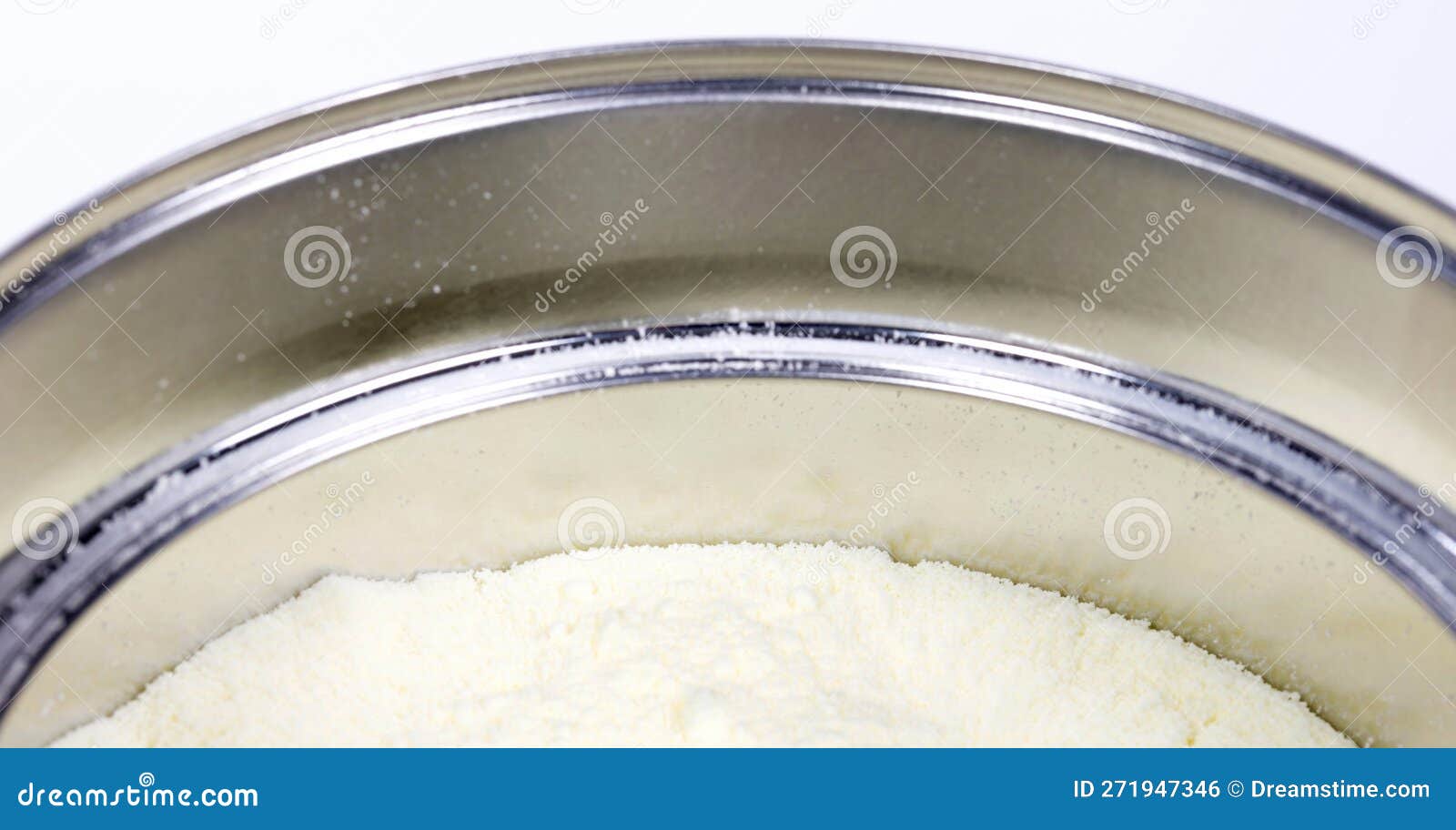 Baby Milk Powder in Can that is Open, with a Spoon Stock Photo - Image ...