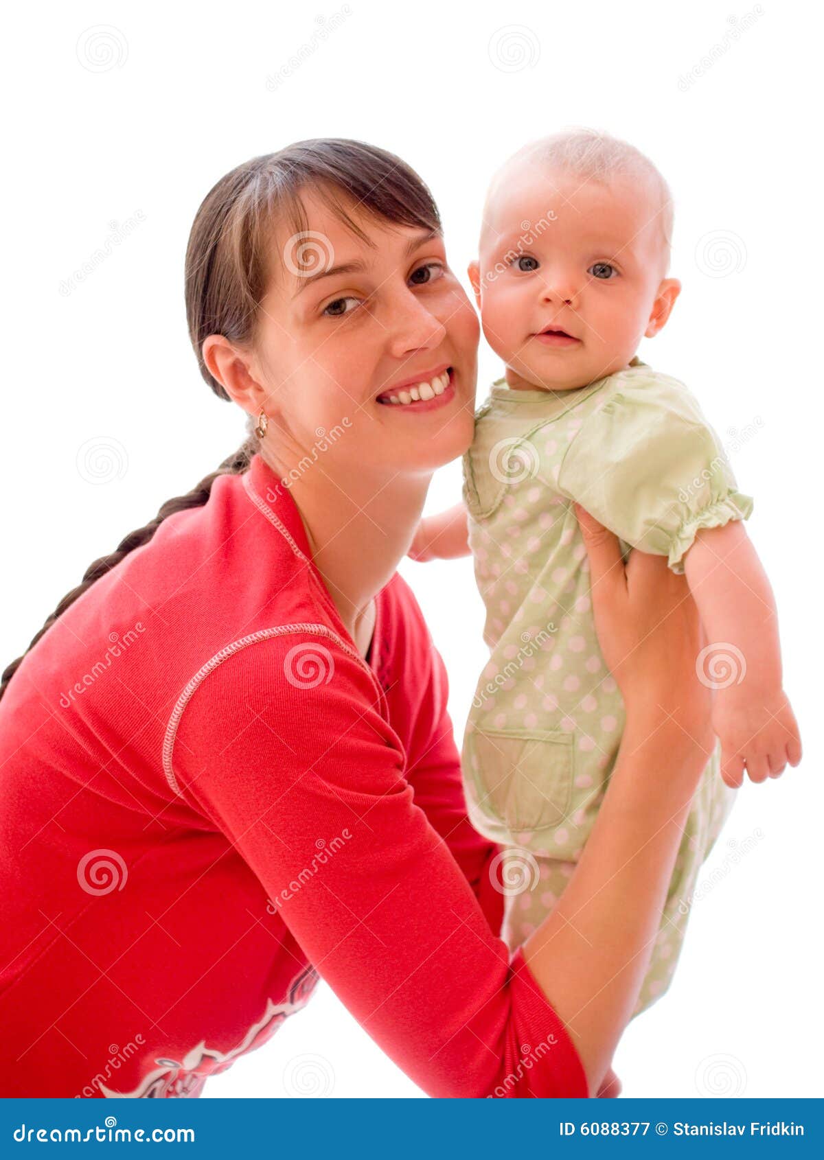 Baby with mom stock image. Image of lady, blessedness - 6088377