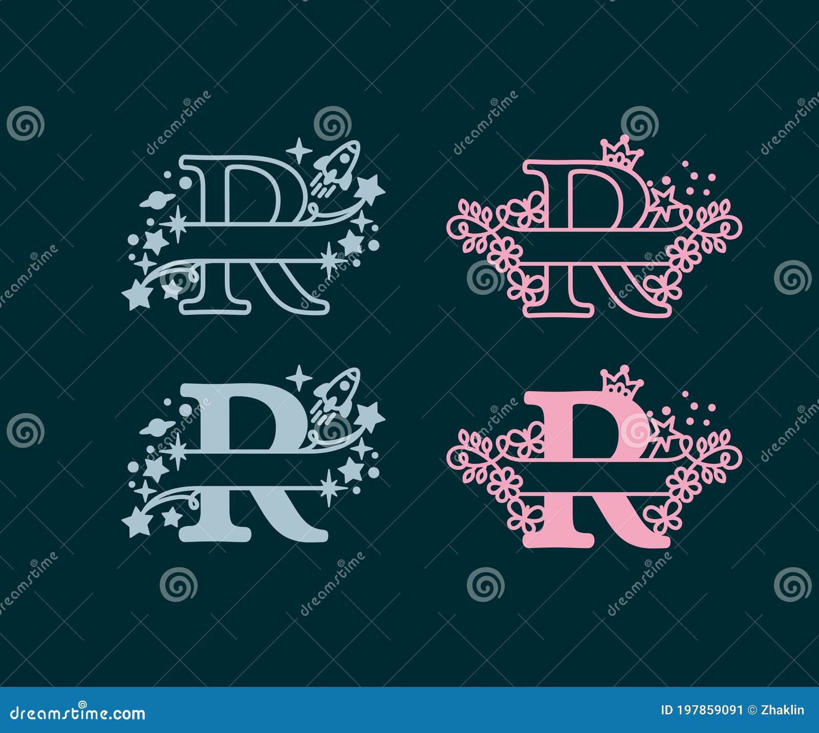 Alphabet Name Of Prateek Jain Cartoon Vector | CartoonDealer.com #121293841