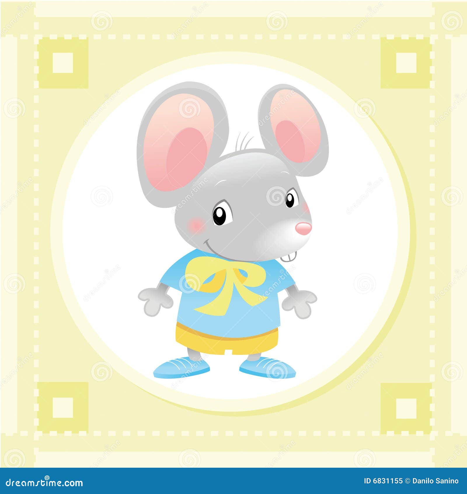 Baby Mouse stock vector. Illustration of youth, tenderly - 6831155