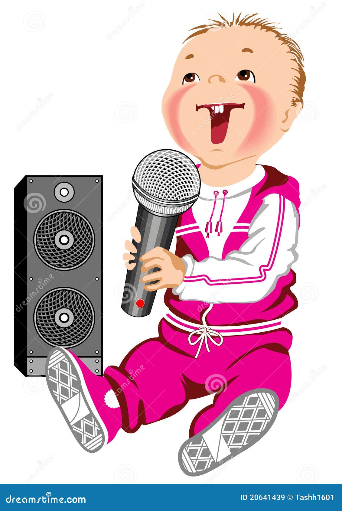 Baby Music stock vector. Illustration of audio, head - 20641439