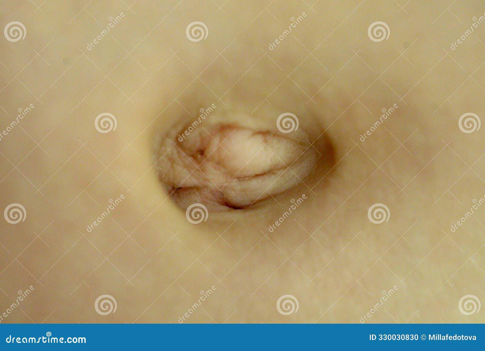 Baby Navel Belly Button Close-up Macro Stock Photo - Image of close ...