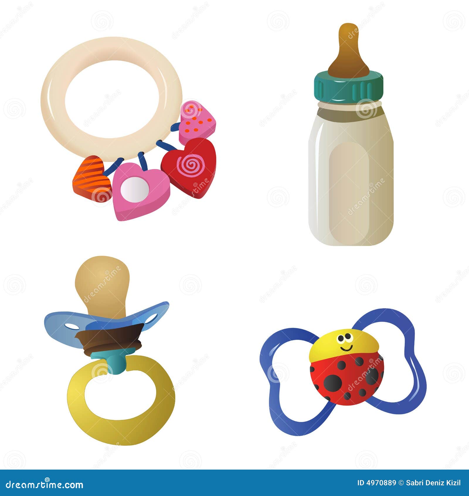 Baby Objects 2 Stock Illustrations – 45 Baby Objects 2 Stock ...