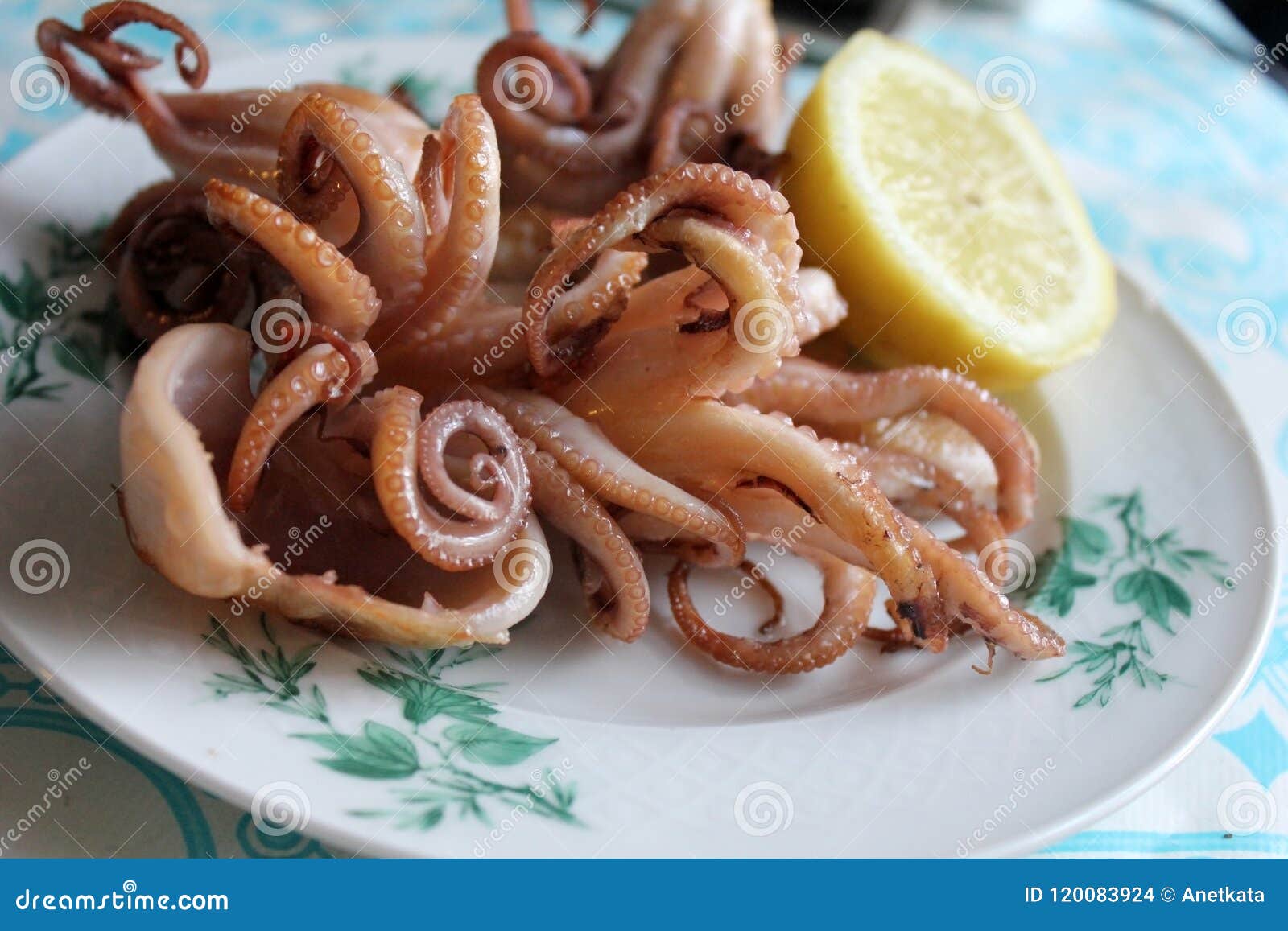 Baby octopus stock photo. Image of eating, marine, gourmet - 120083924