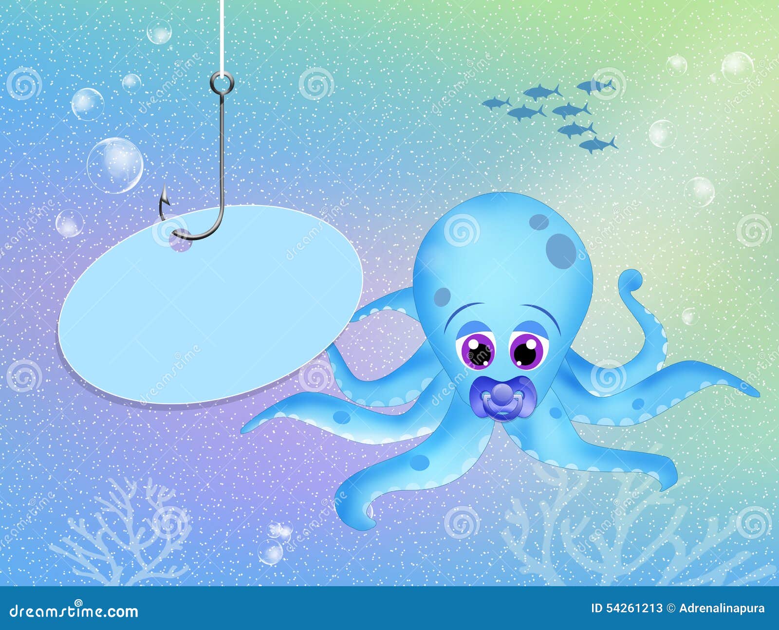 Baby Octopus Royalty-Free Stock Photo | CartoonDealer.com #54261213