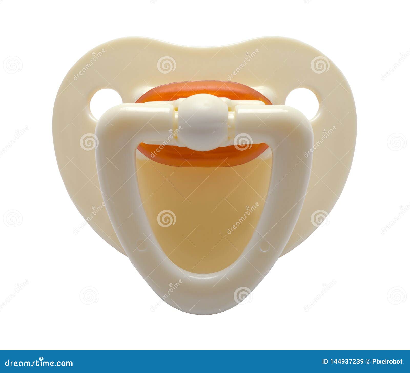 Pacifier stock image. Image of nipple, pacifier, orange - 144937239