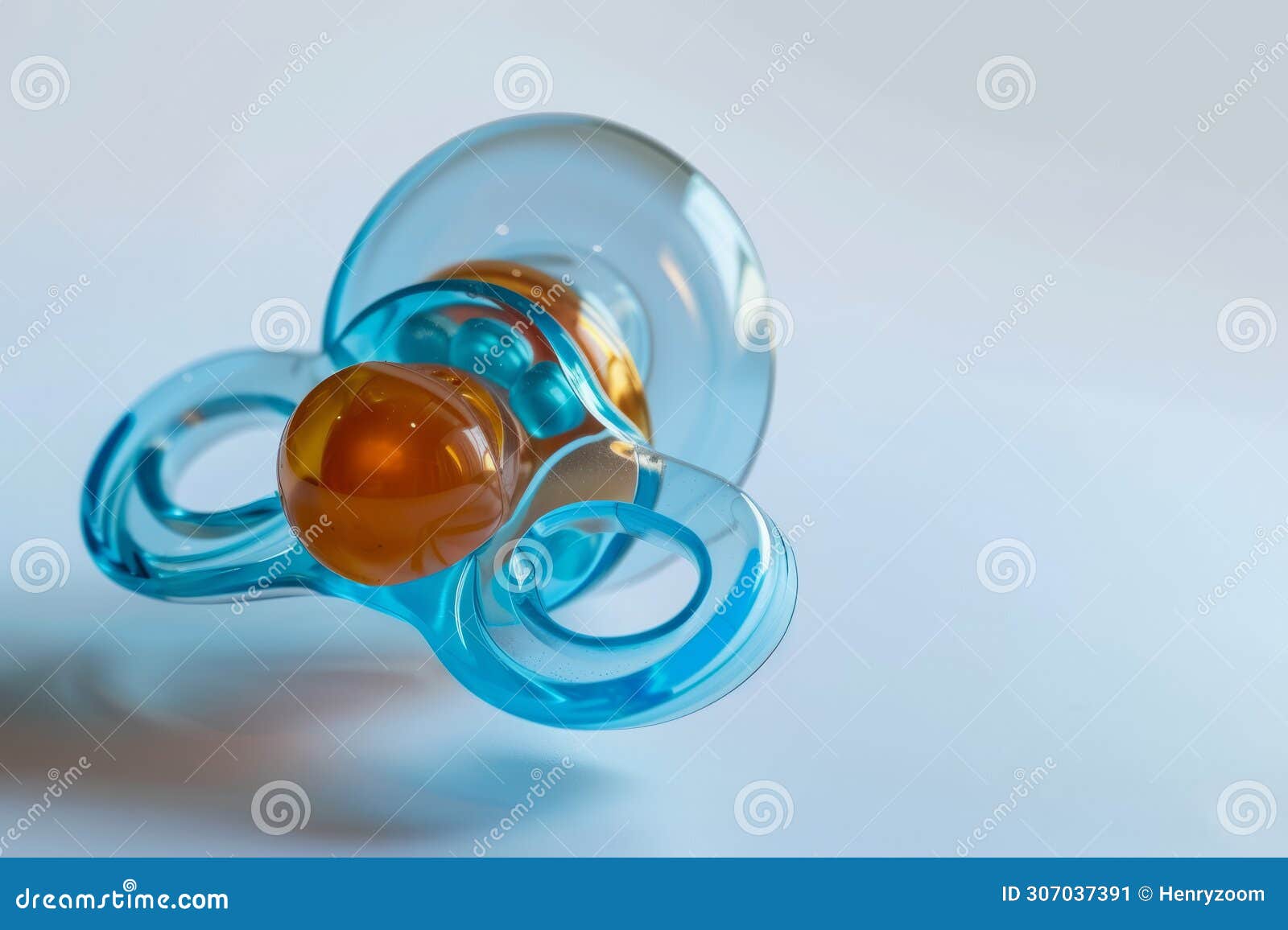 Baby Pacifier Close-up on a Light Background Stock Image - Image of ...