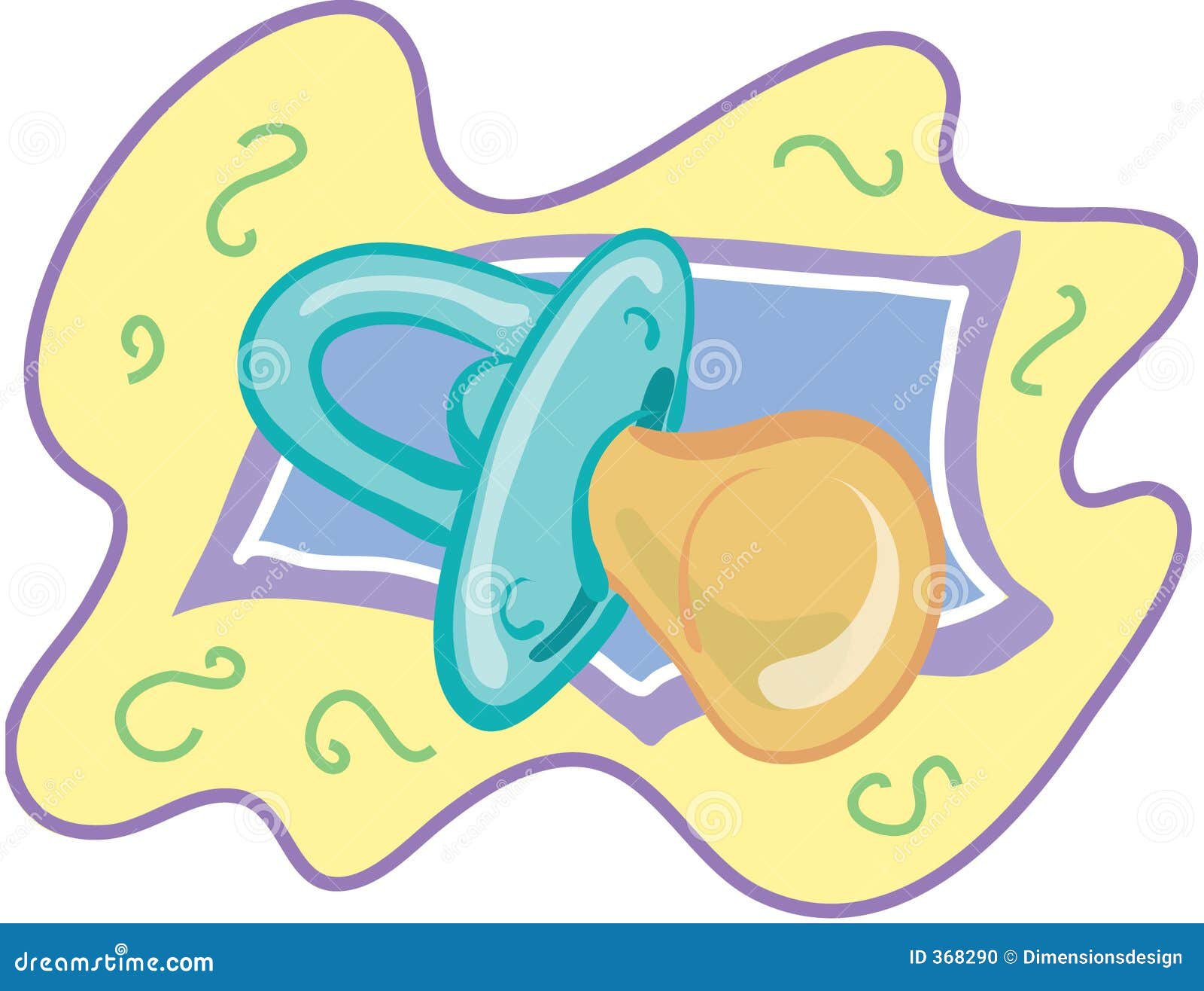 Baby Pacifier Cartoon Vector | CartoonDealer.com #1209113
