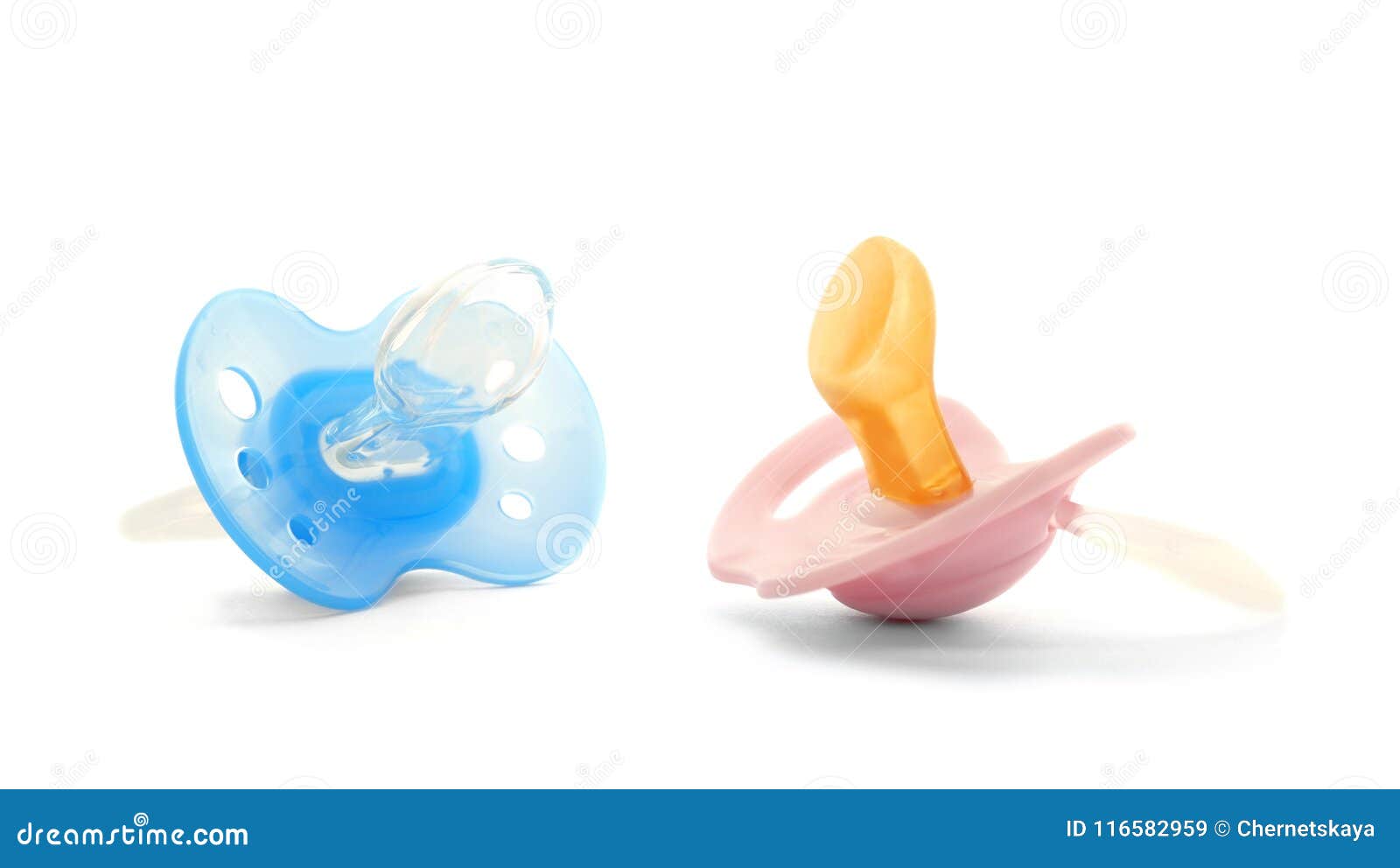 Baby Pacifiers on Background Stock Image - Image of clean, adorable ...