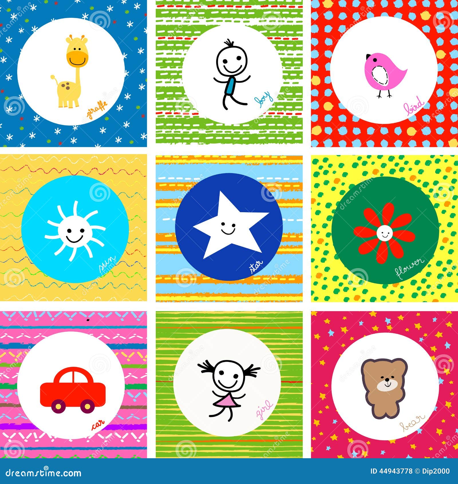 Baby pattern stock vector. Illustration of baby, texture - 44943778