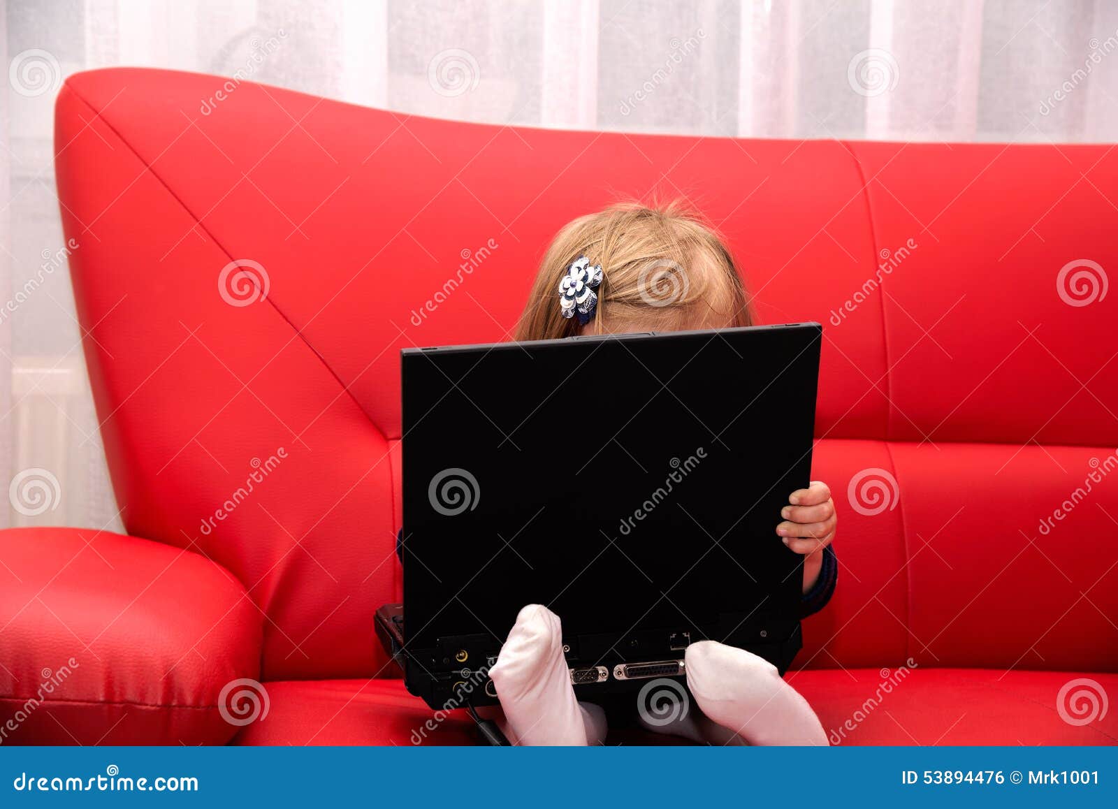 Baby pc stock photo. Image of playing, laptop, computer - 53894476