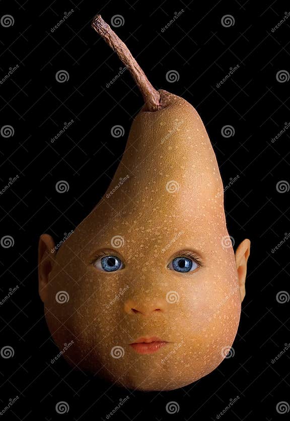 Baby Pear stock photo. Image of human, baby, pear, stem - 15667500