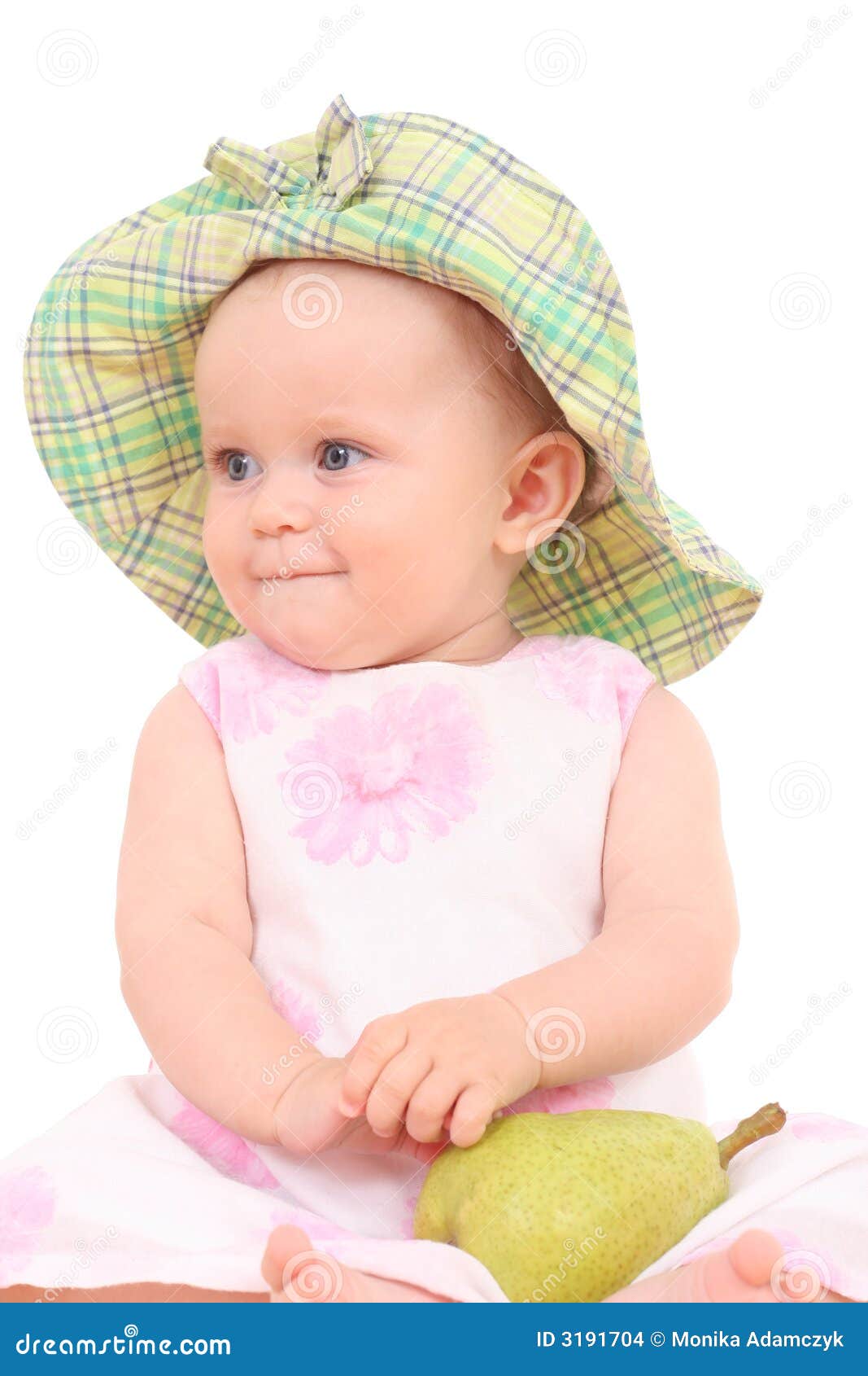 Baby and pear stock photo. Image of eating, portrait, smile - 3191704