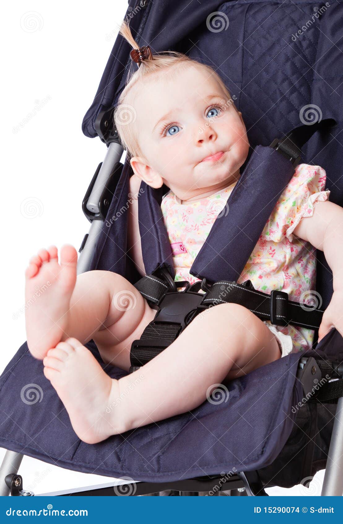 Baby in perambulator stock photo. Image of child, transportation - 15290074