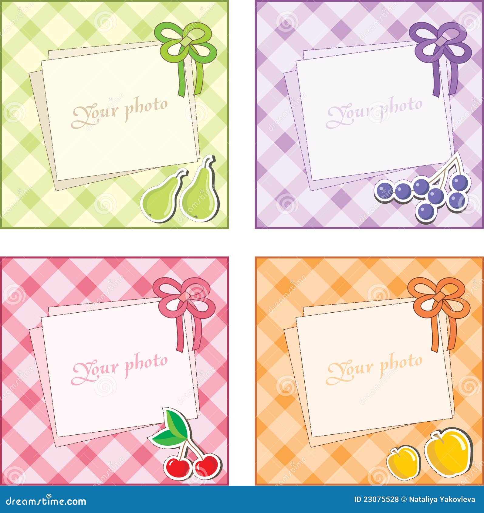 Baby photo frame. stock vector. Illustration of element - 23075528