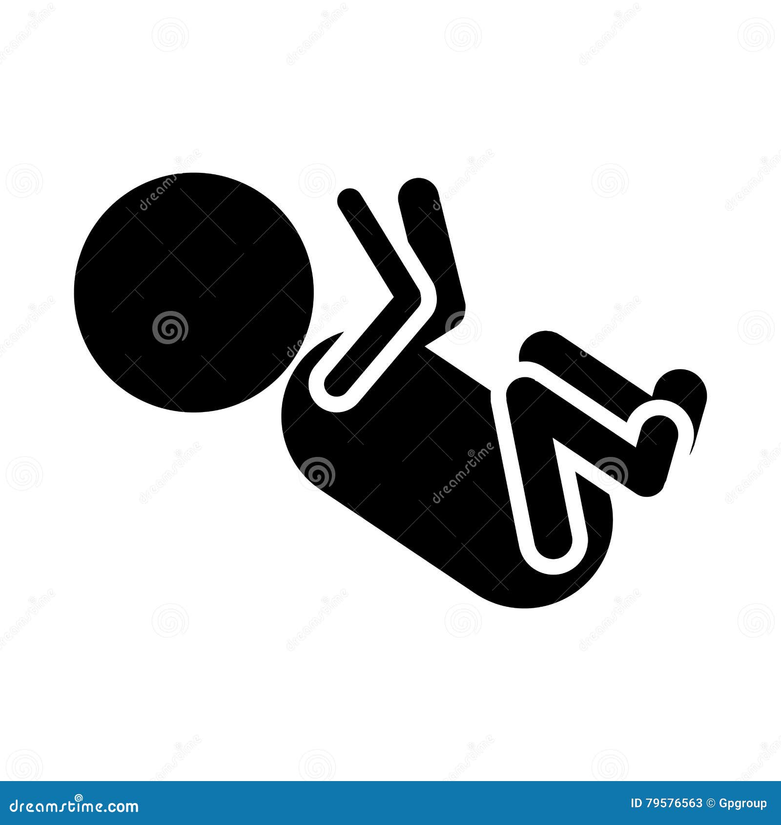 Baby pictogram icon image stock vector. Illustration of baby - 79576563