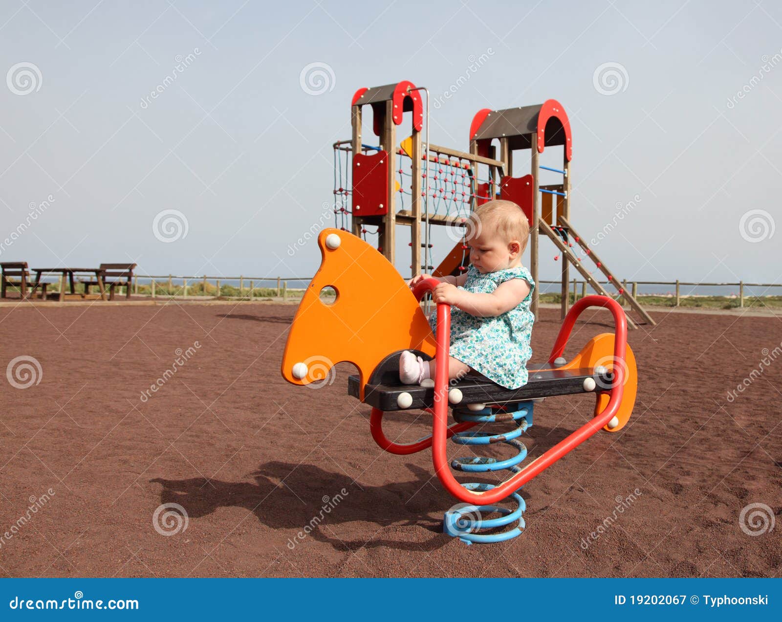 Baby on playground stock image. Image of horizontal, child - 19202067