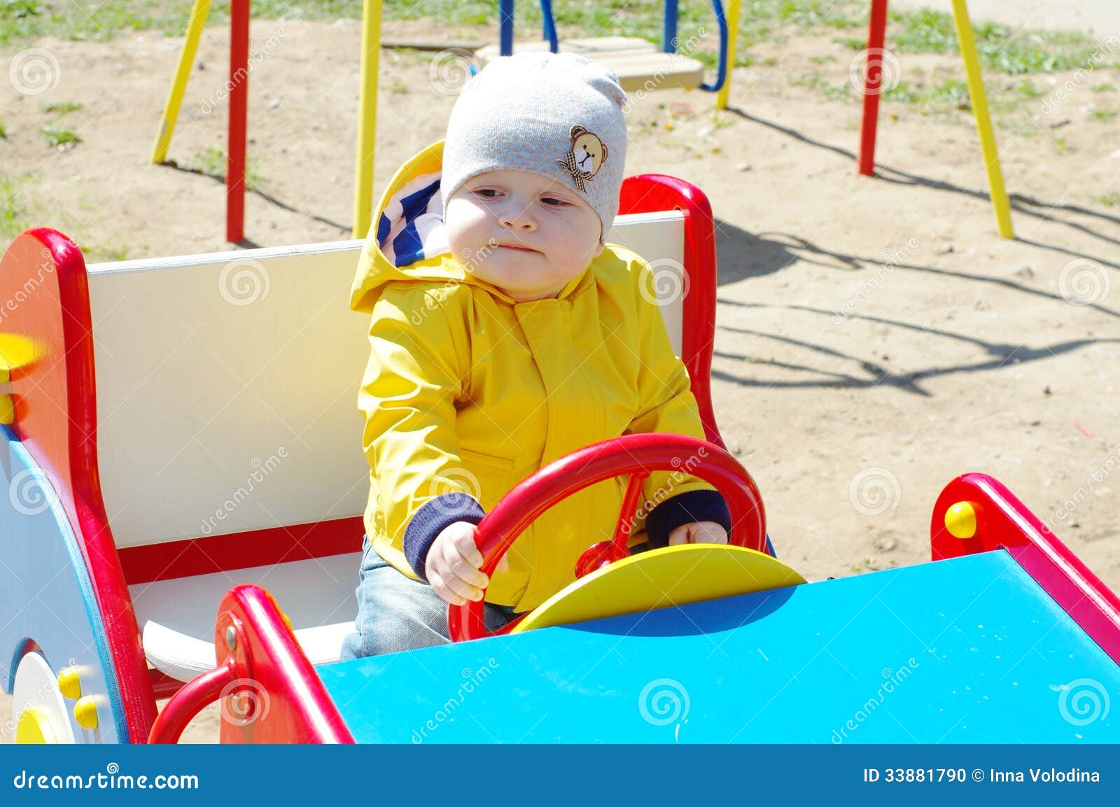 Baby on playground stock photo. Image of babies, positive - 33881790