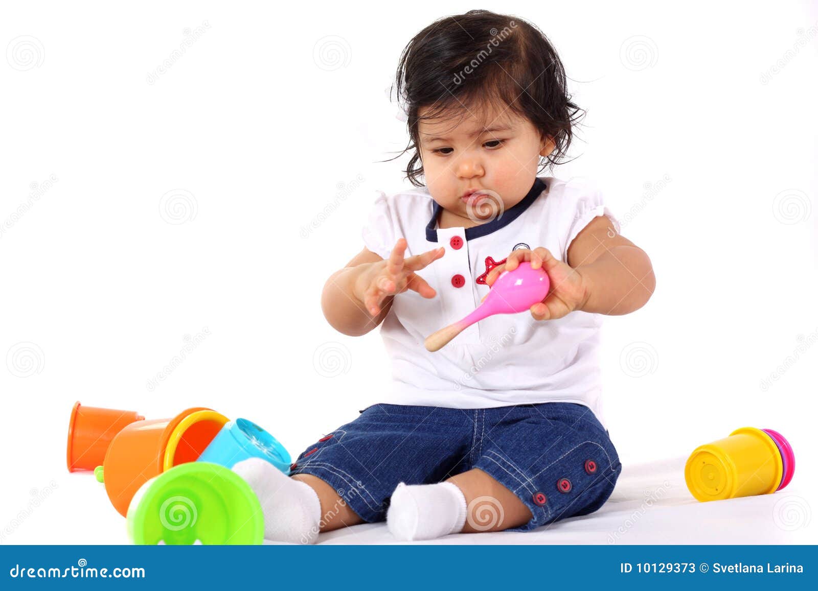Baby playing stock image. Image of playing, infant, toddler - 10129373
