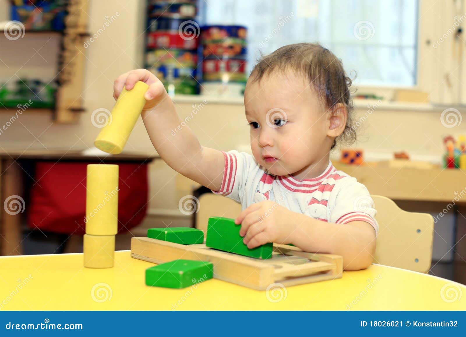 Baby playing stock image. Image of activity, cute, european - 18026021